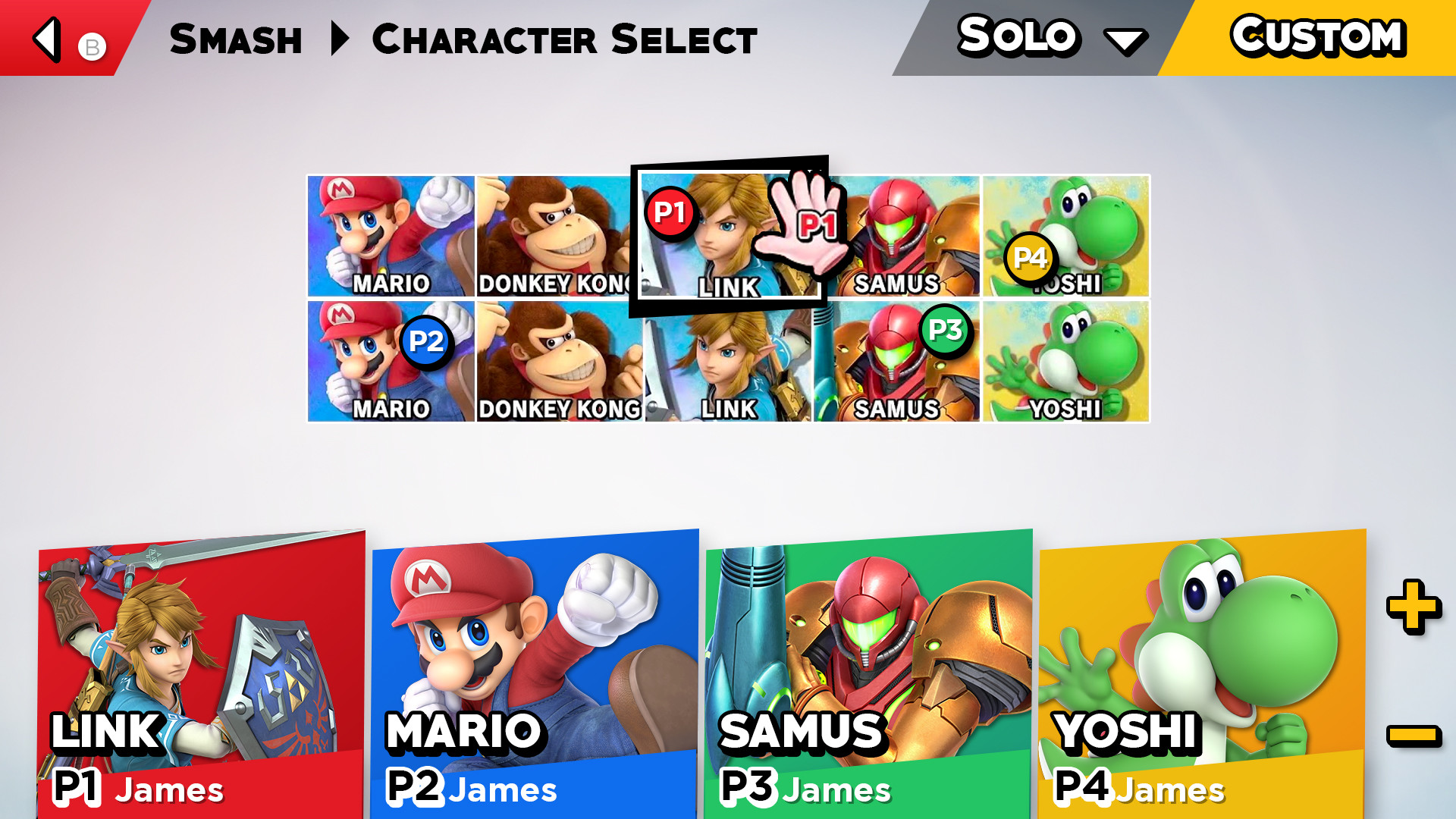 James Bruck - Smash Bros Ultimate - UI Redesign