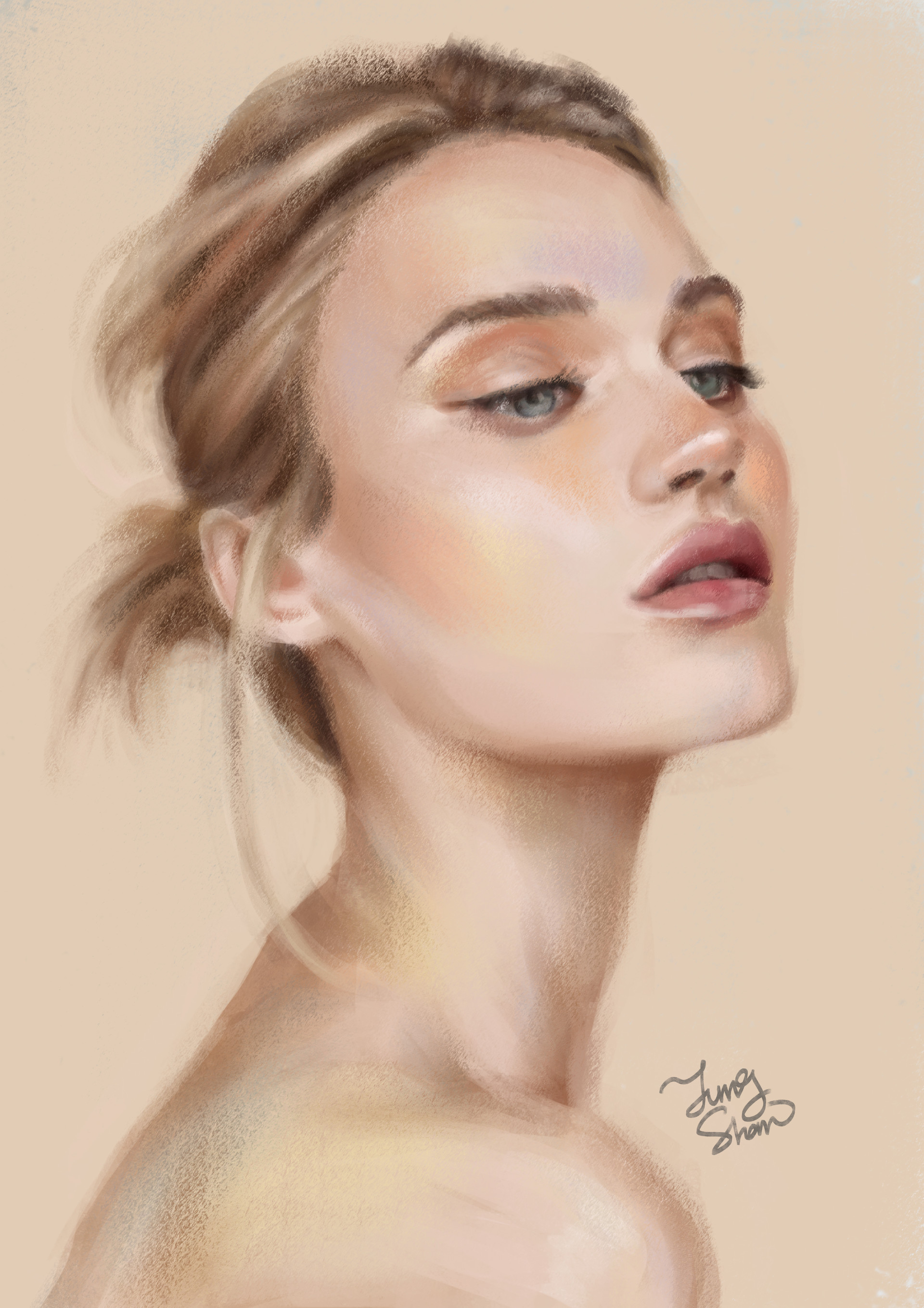 ArtStation - = portrait Study 30