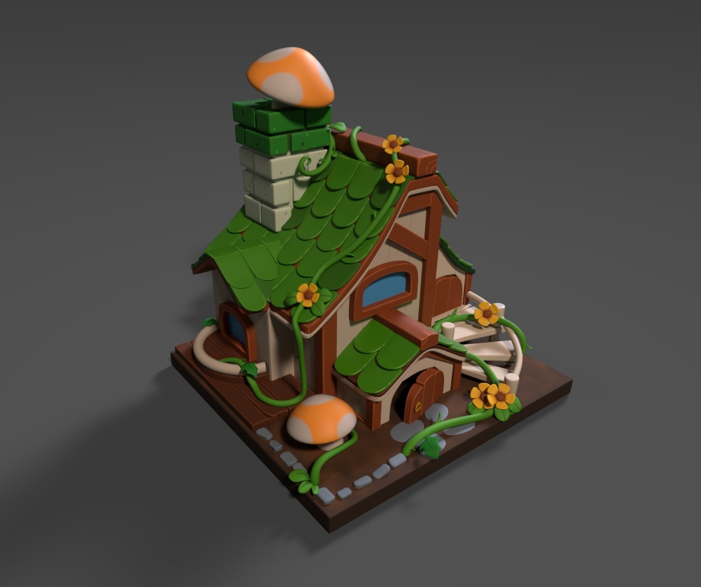 ArtStation - Cartoon House