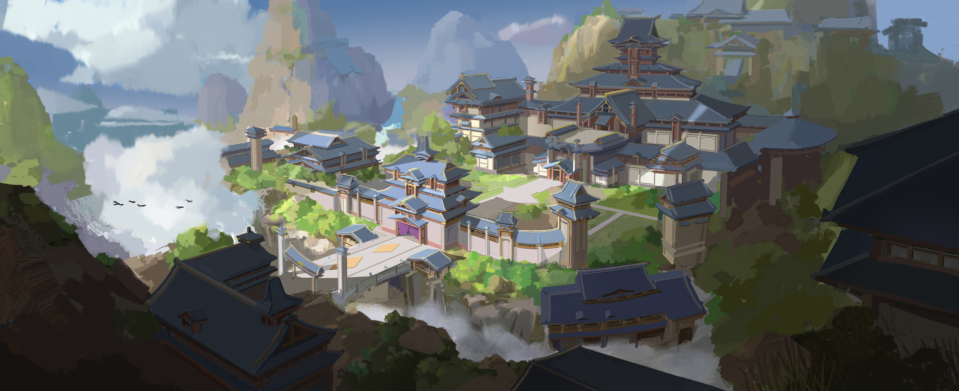 ArtStation - Concept Art of a Chinese temper