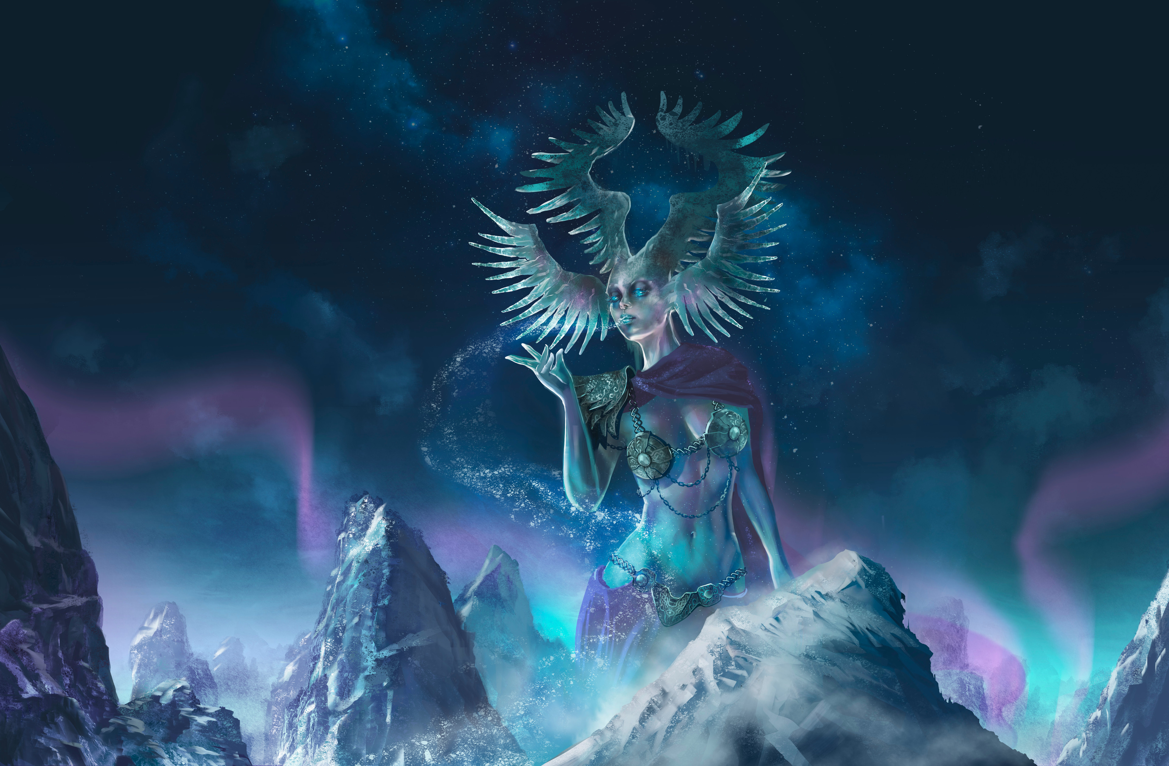 Skaði by Grazia Ferlito : r/ImaginaryMythology