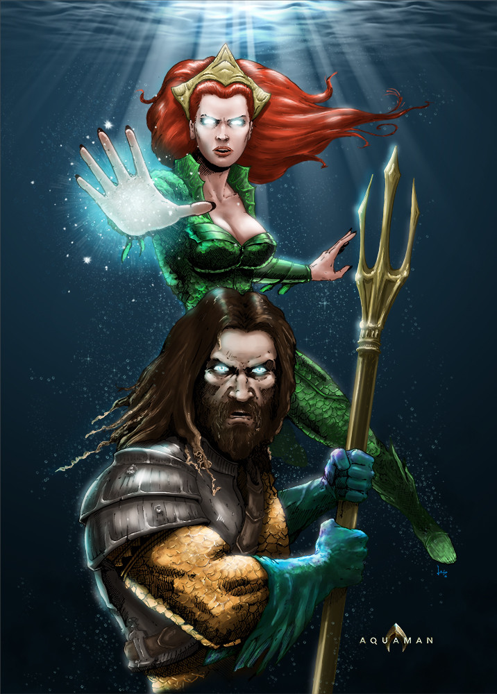 ArtStation - Aquaman and Mera