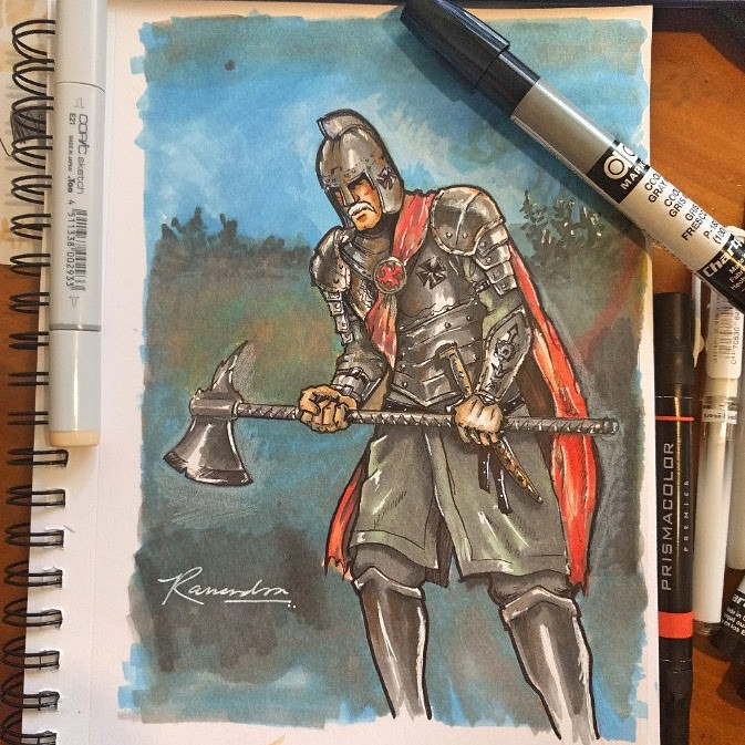 ArtStation - Warrior (Practice Work)