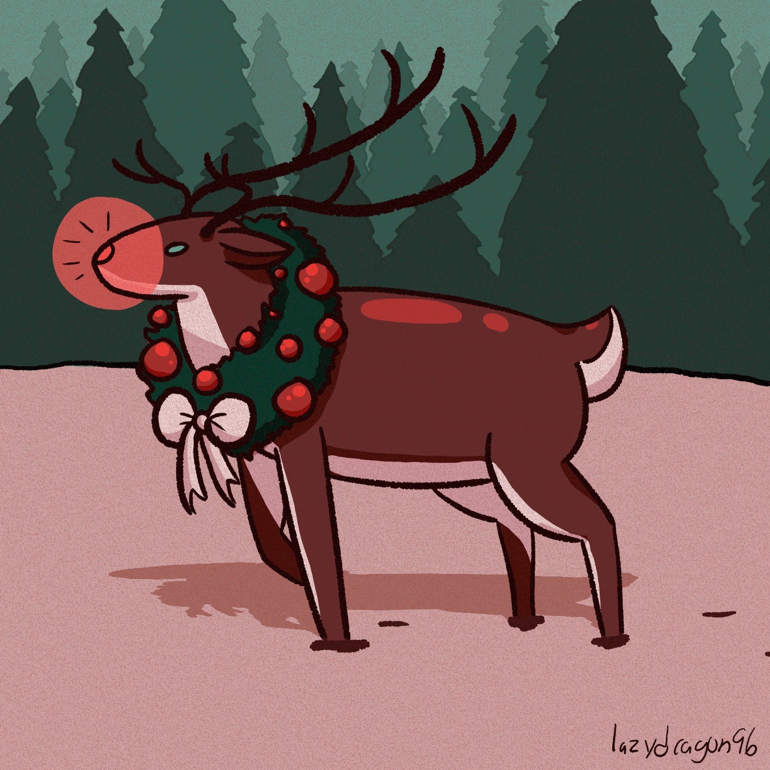 ArtStation - Rudolph the Red Nose Reindeer