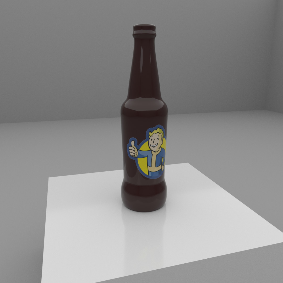 ArtStation - Fallout Bottle