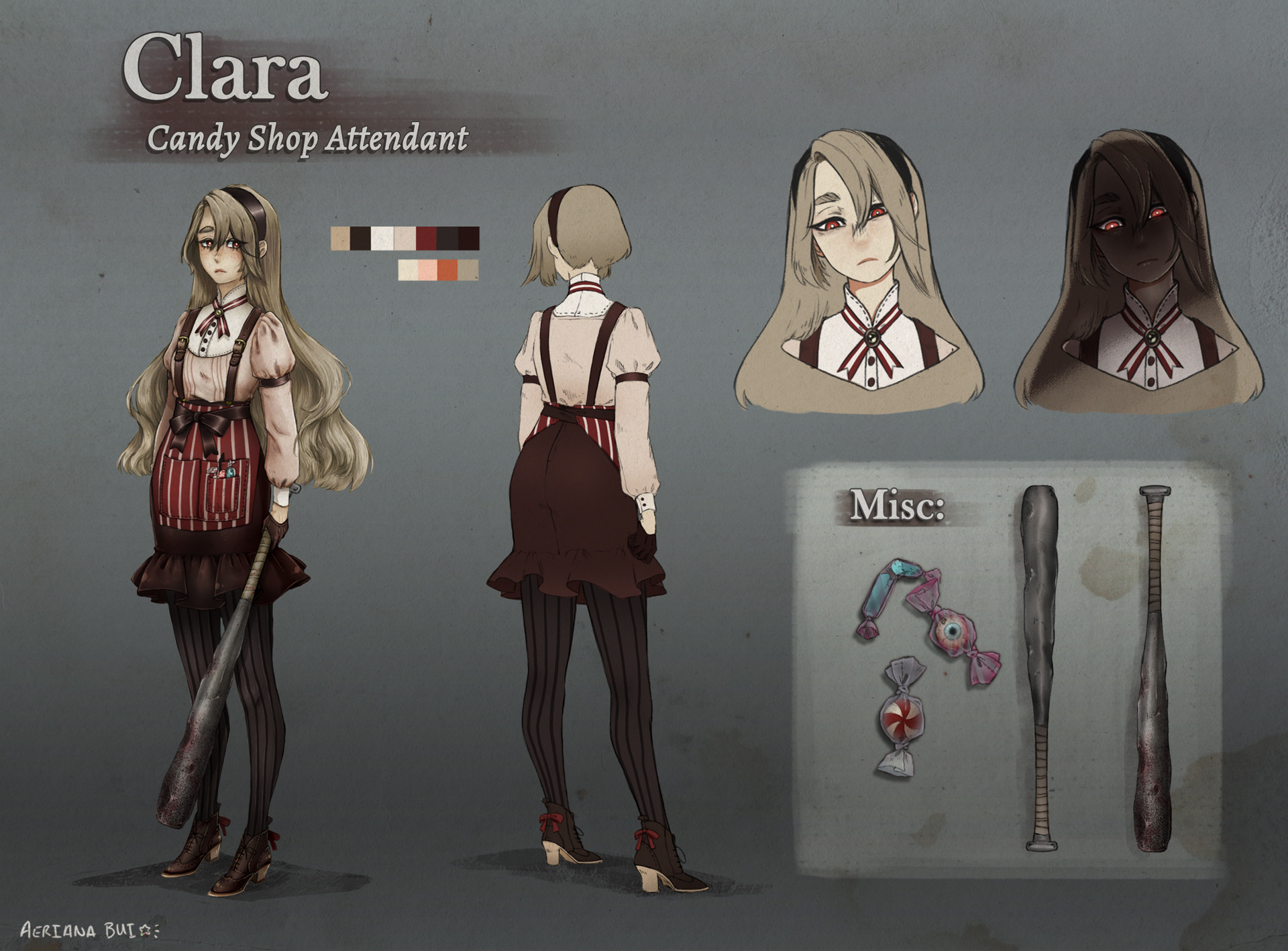 ArtStation - Clara McMurder Candy Shop Attendant