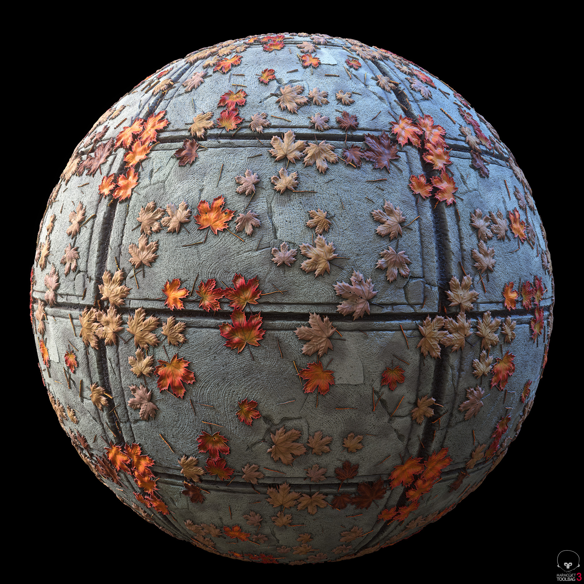 PAULETTE RICHARDSON - Leaves on Concrete