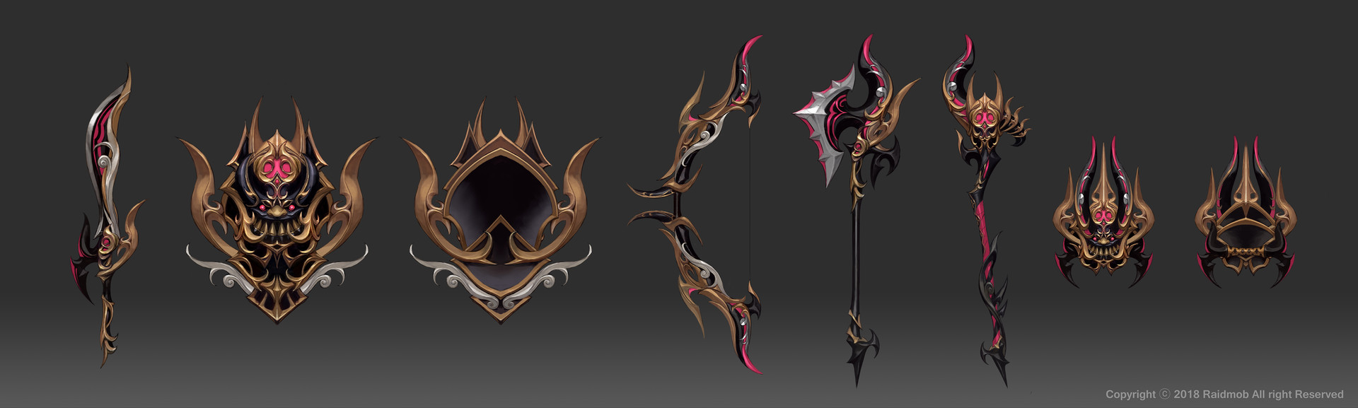 ArtStation - LUTHIEL_weapon concept