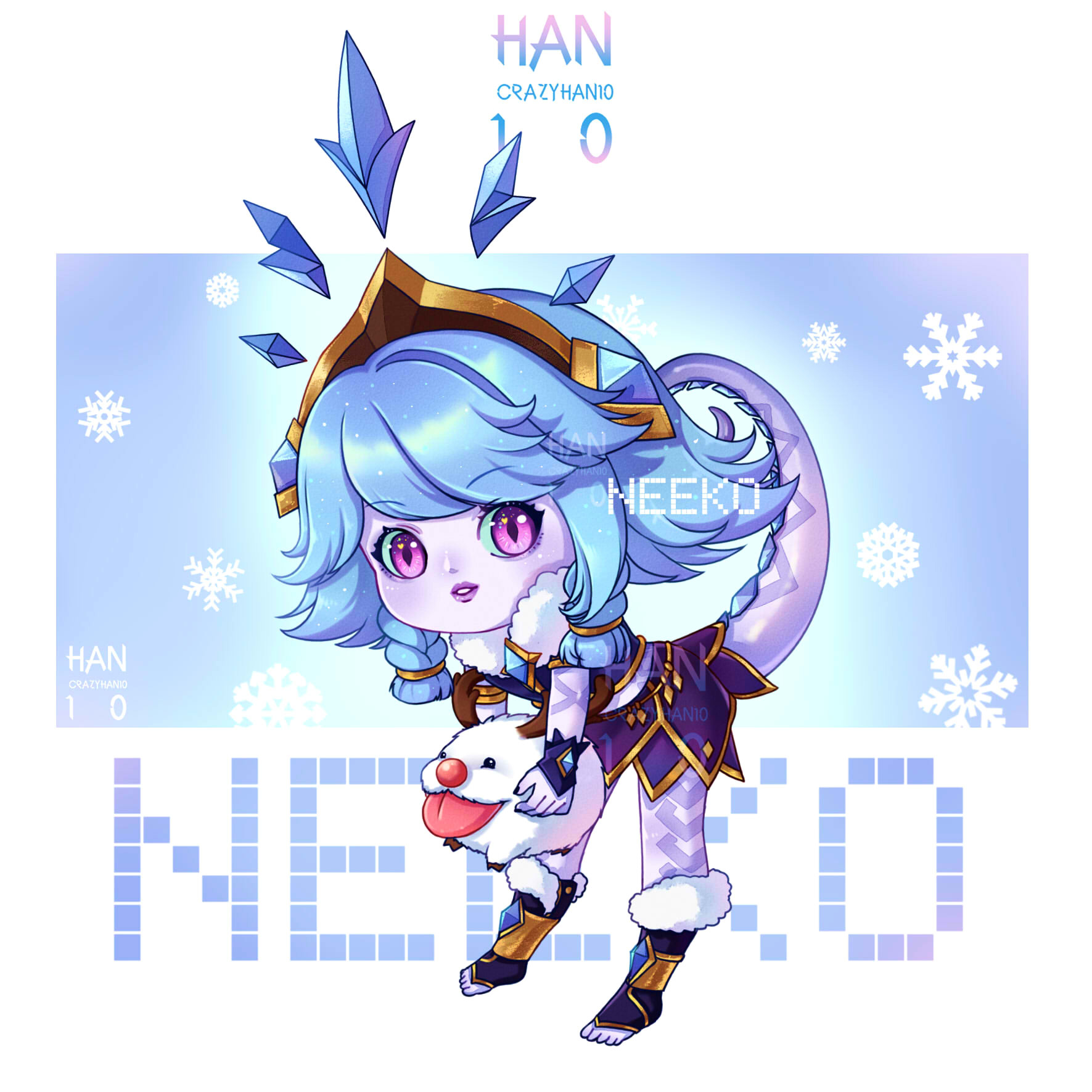 ArtStation - Winter wonder Neeko