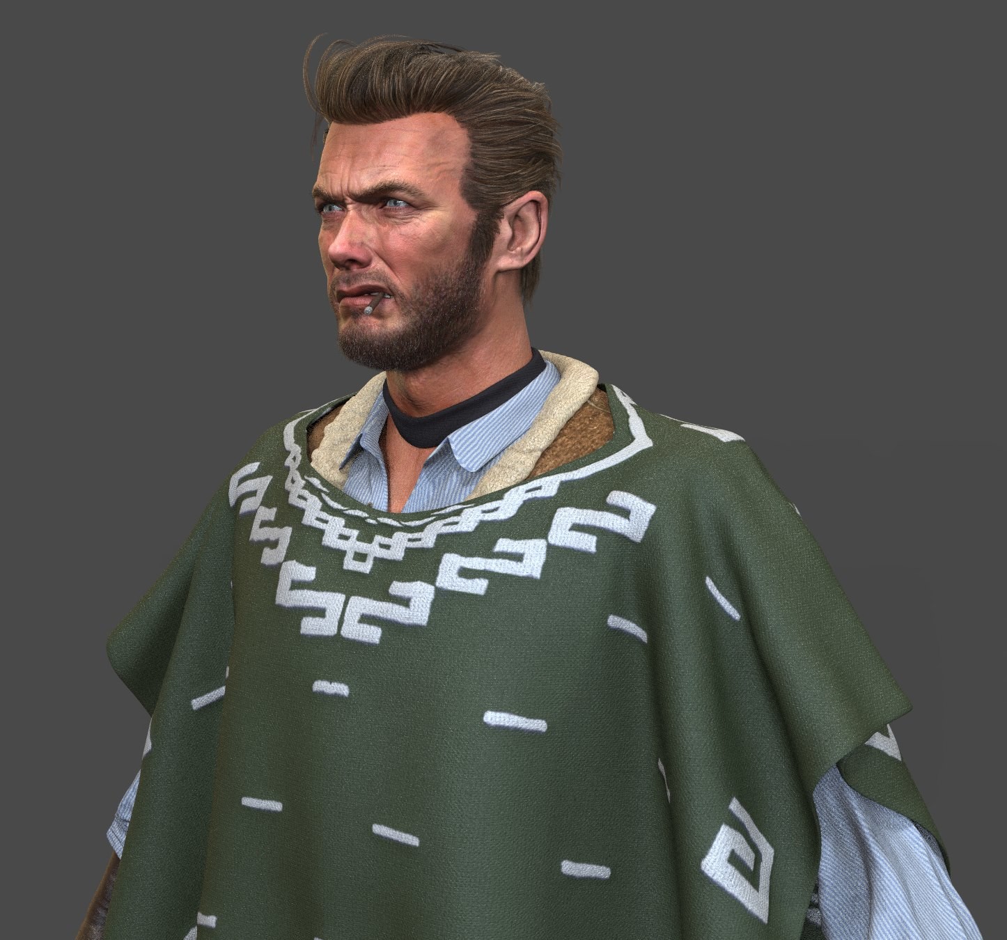 Ralph Sutter - Clint Eastwood as the Man with No Name/Blondie