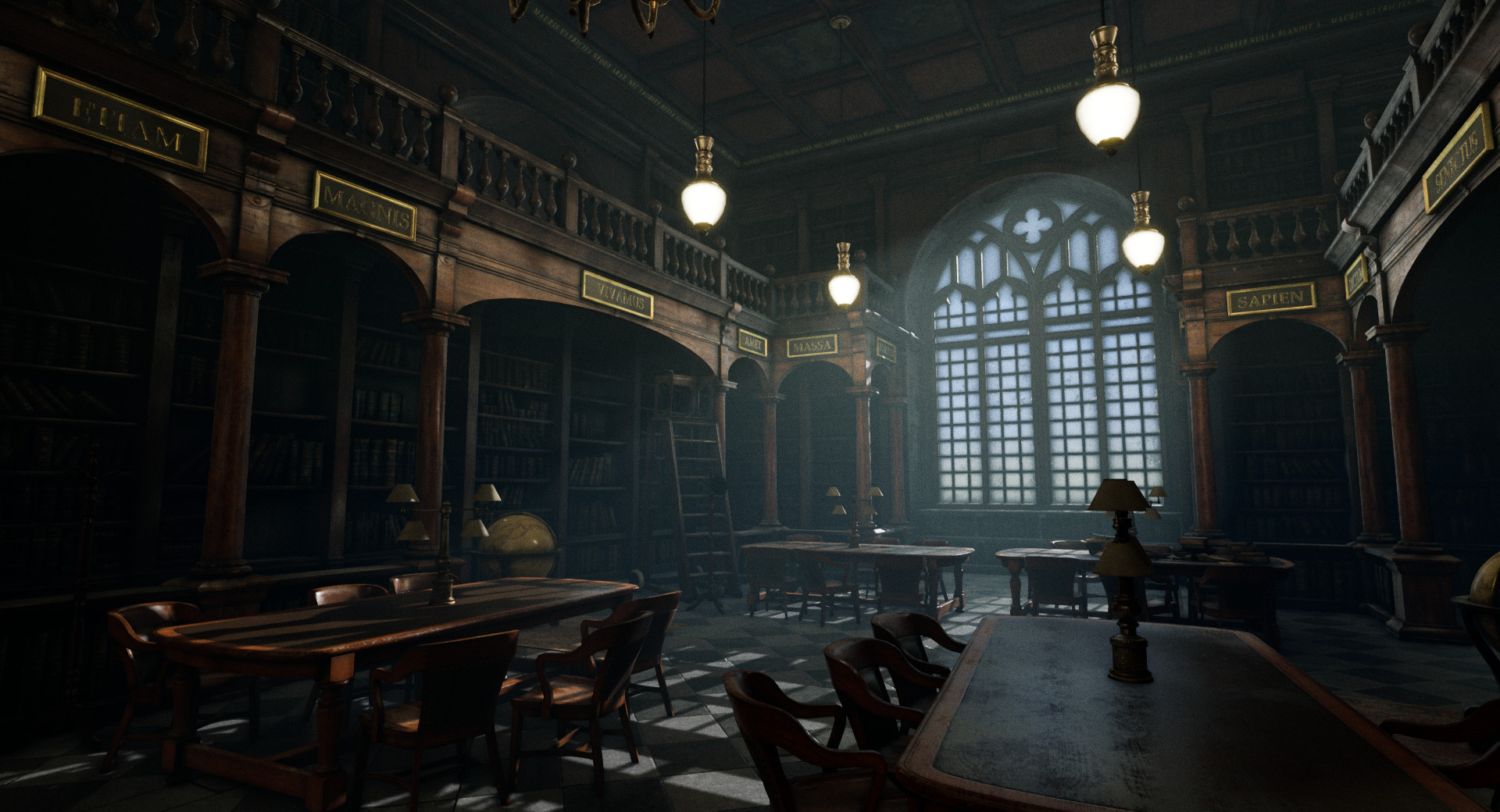 ArtStation - The Library - The Order 1886 - Lighting Study