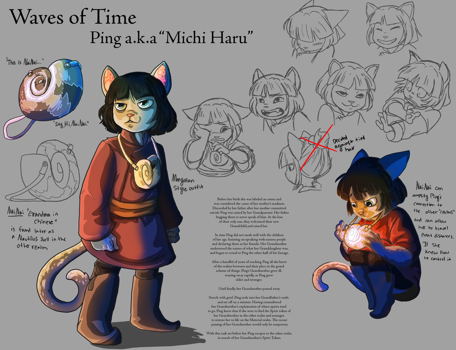 ArtStation - Ping Reference Sheet