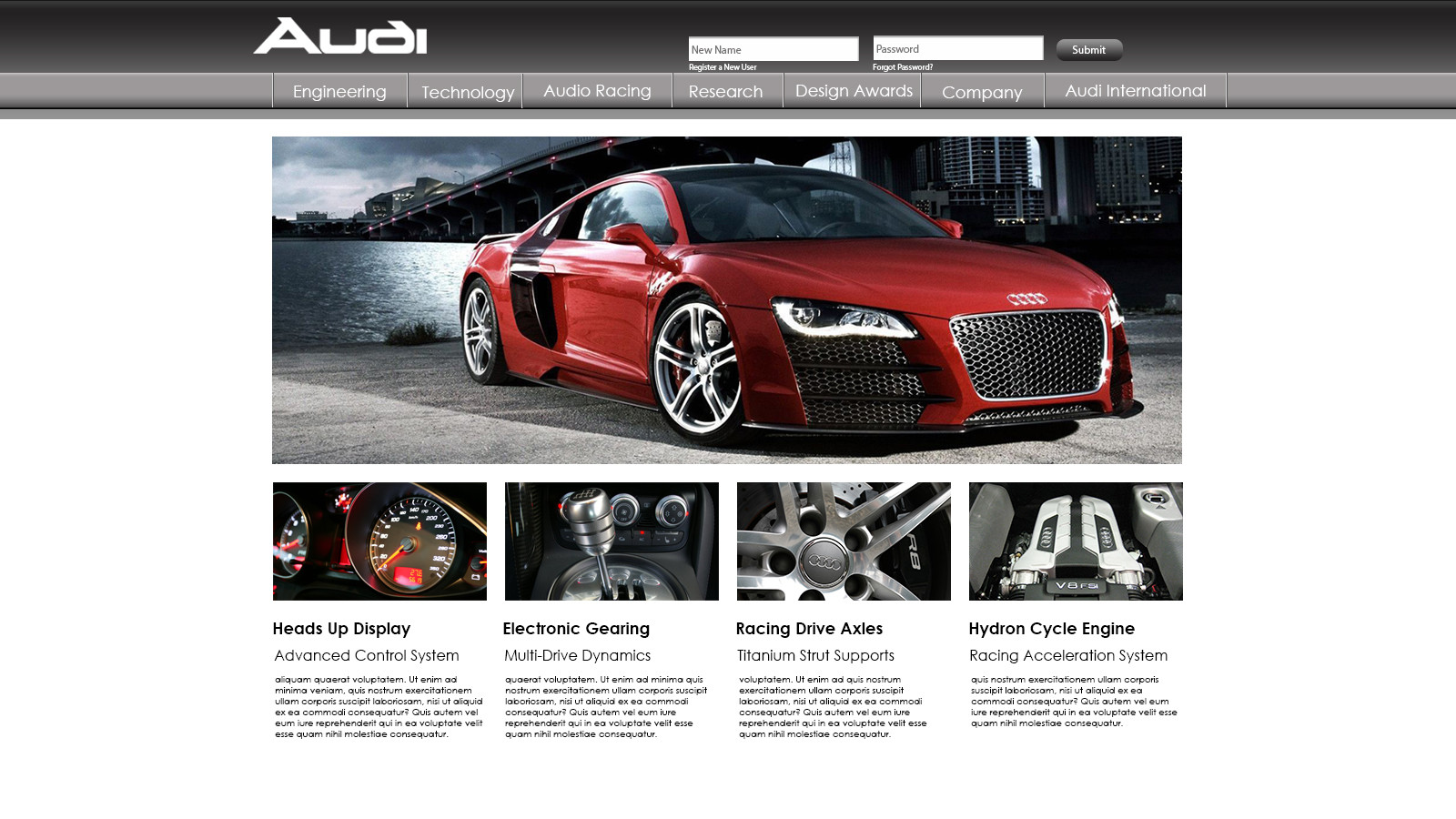 ArtStation - School Project Audi R8 Site Layout