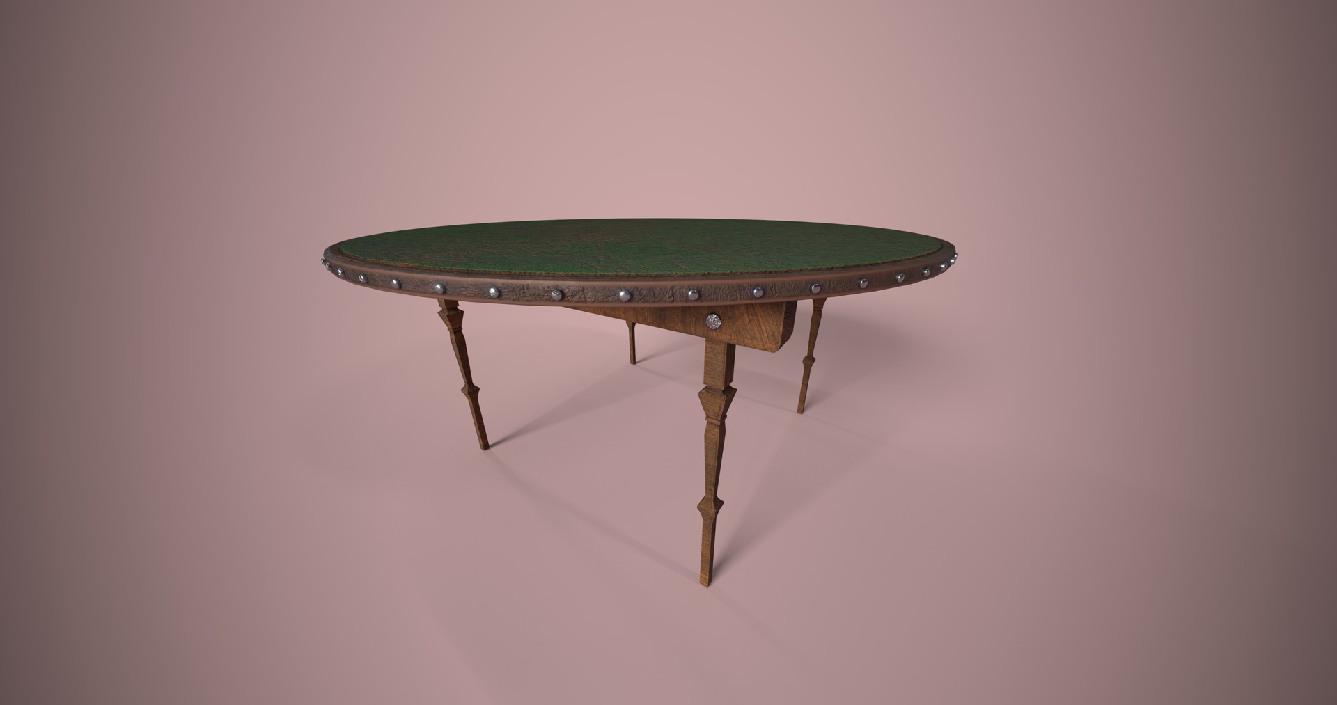 ArtStation - Iray - Western Poker Table