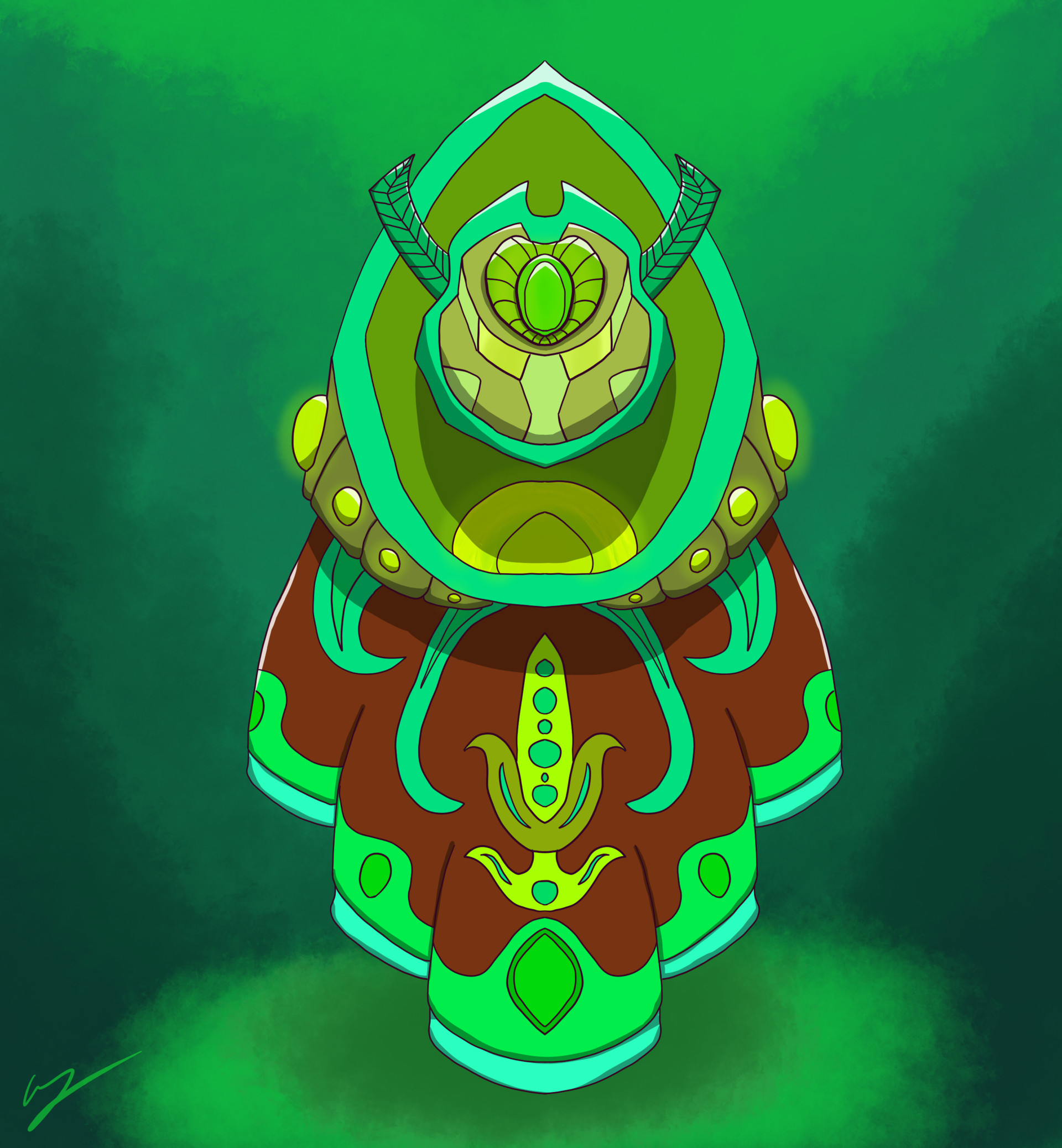 ArtStation - Green Mage