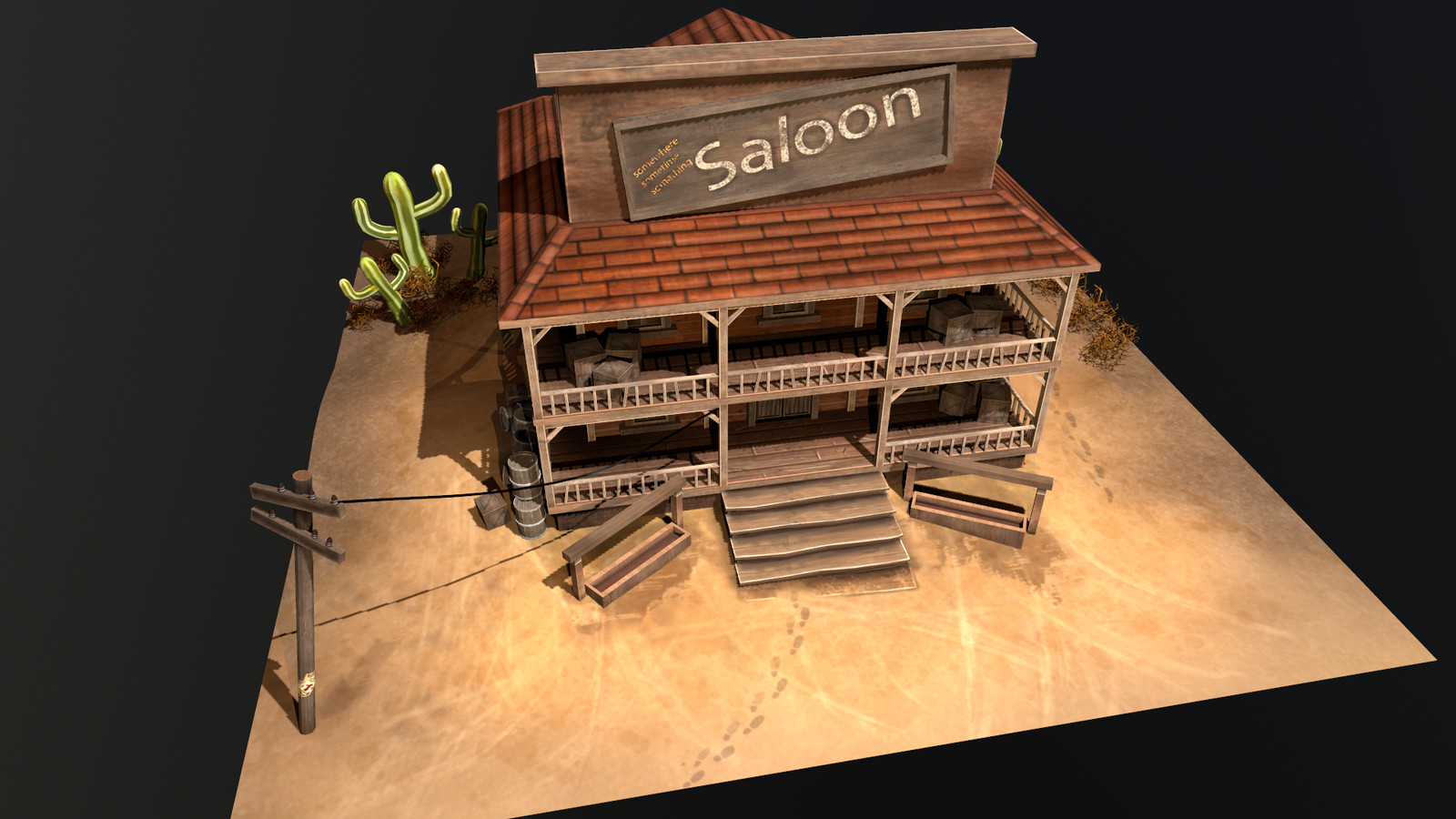 Miaosen Li - Saloon texture study