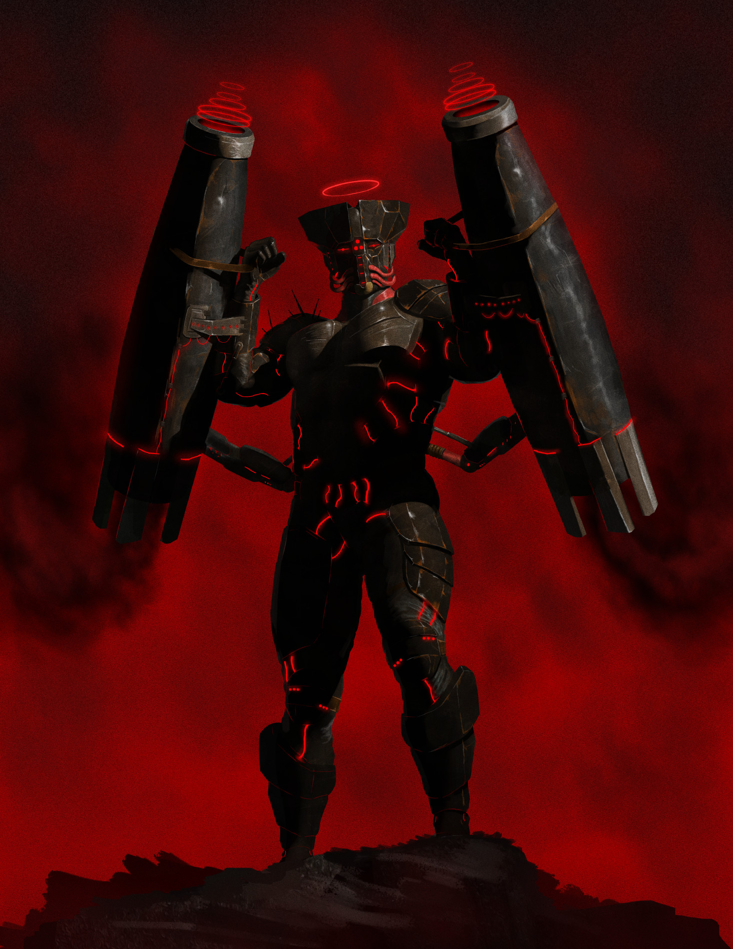 ArtStation - Holy Guardian : Demon Displacer