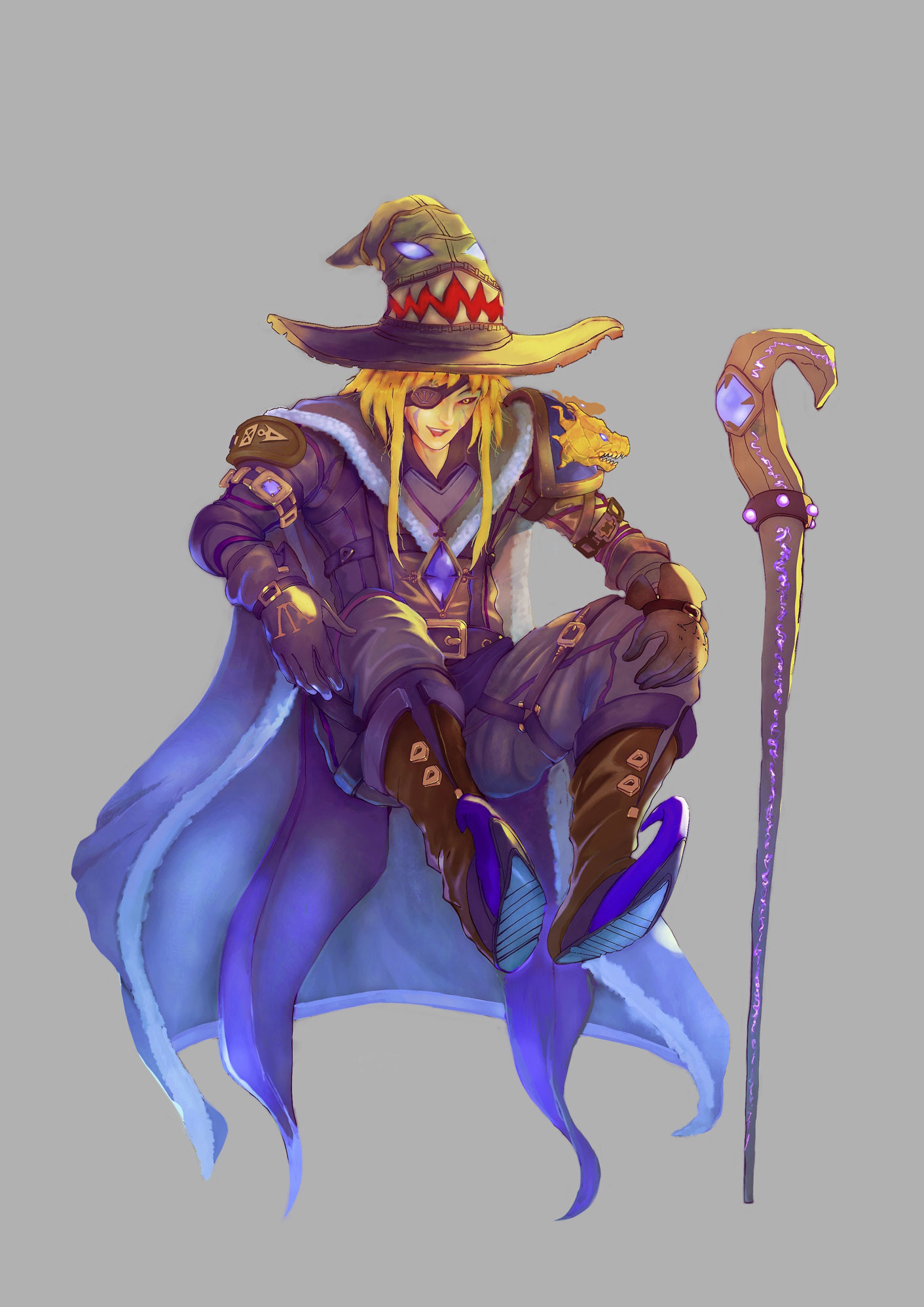 ArtStation - Mage X [EXperimen Procreate]