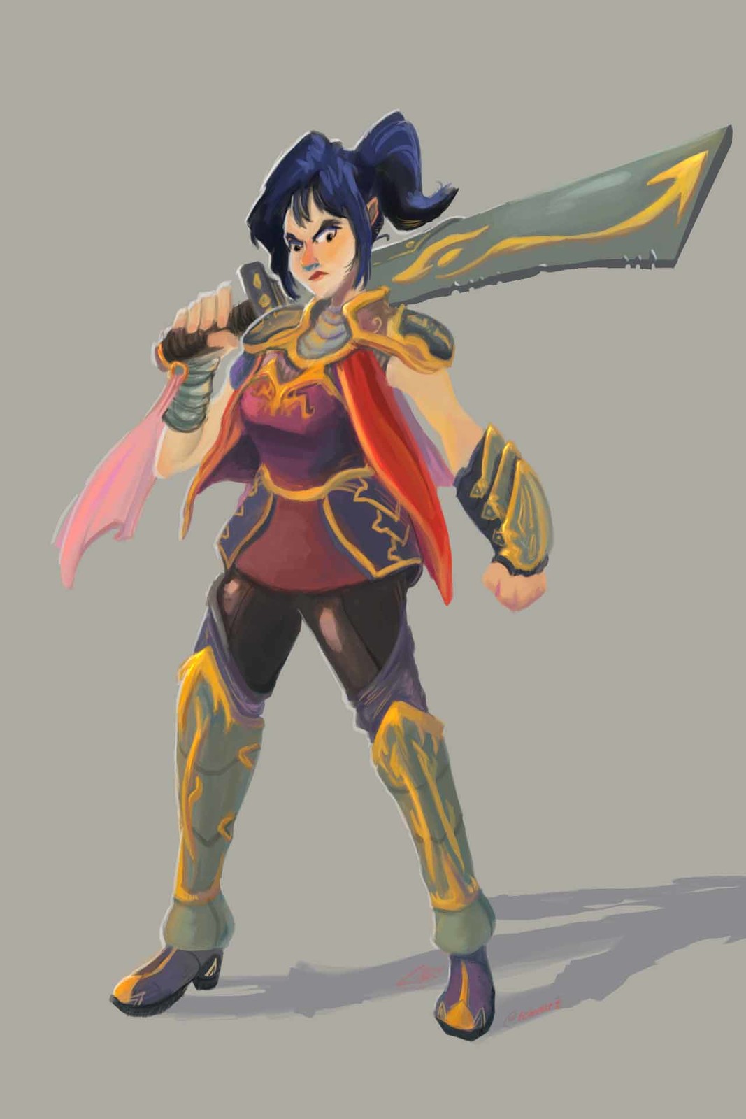 Lillian Chen - Retractable Shield Gauntlet - ortho