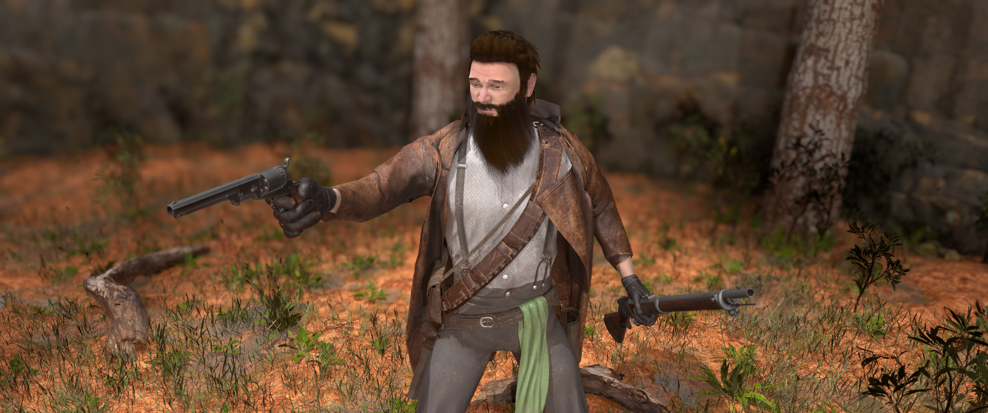 Jason Peeks 3D Art folio - Ned Kelly