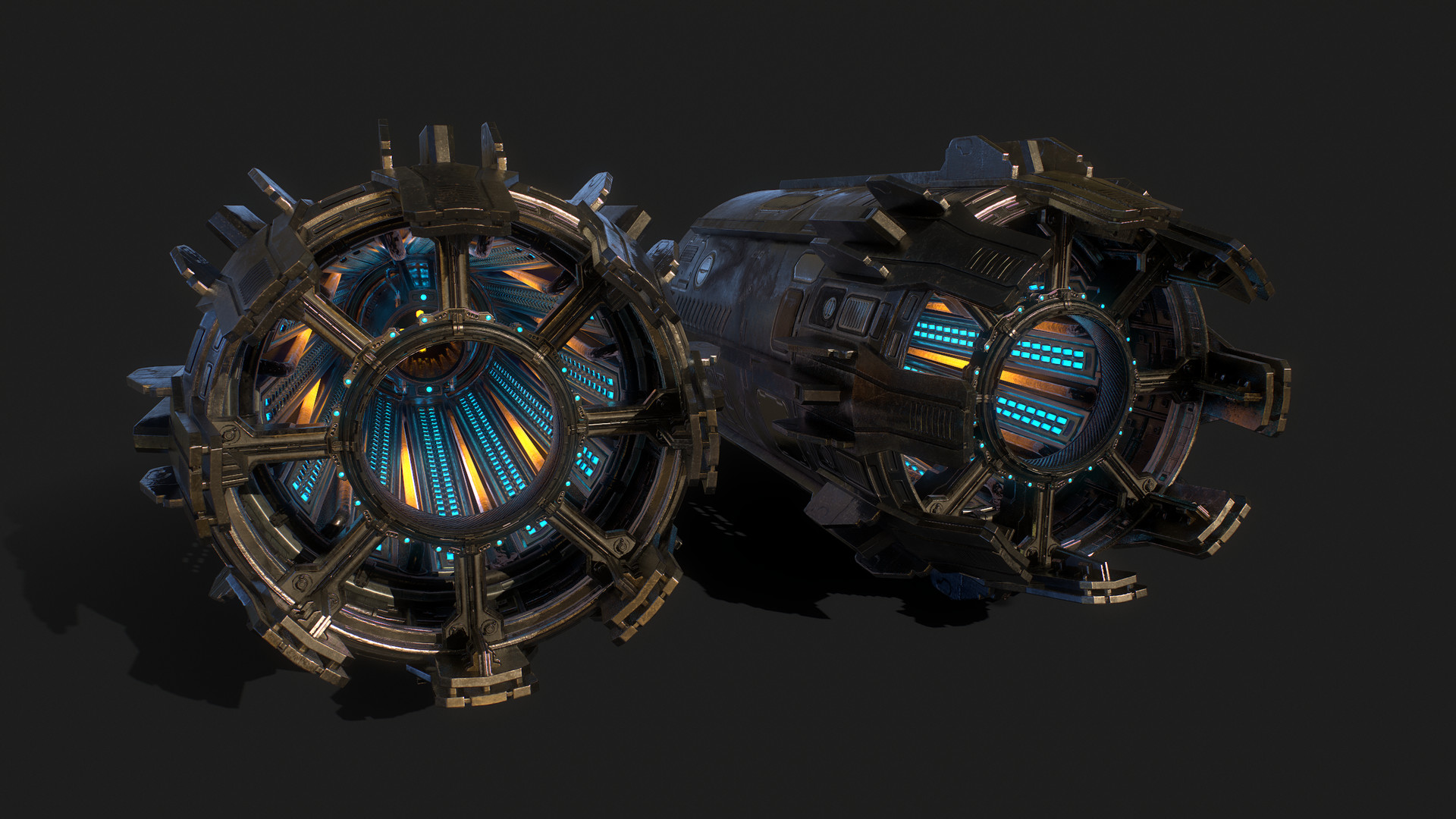 ArtStation - Spaceship engine