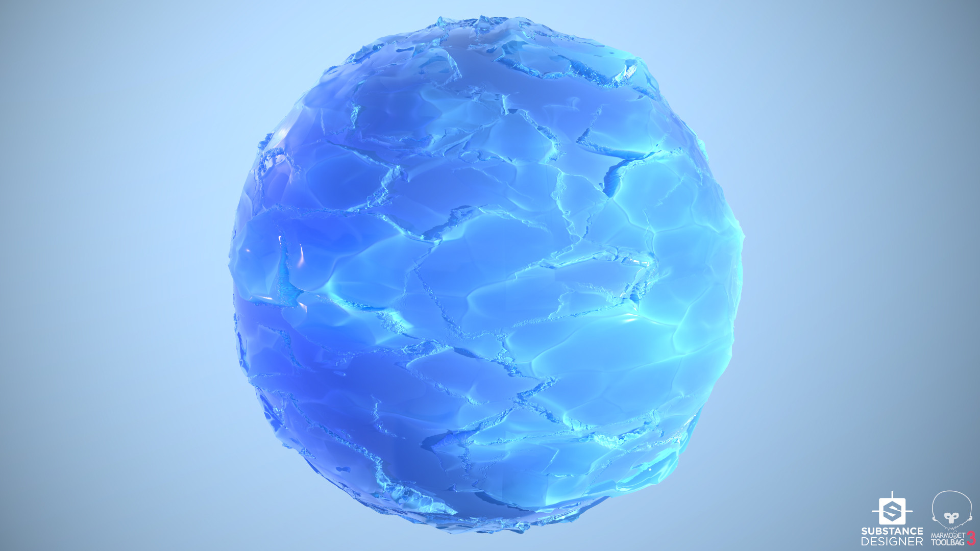 Erwann Mélin - Substance Designer - Ice Texture