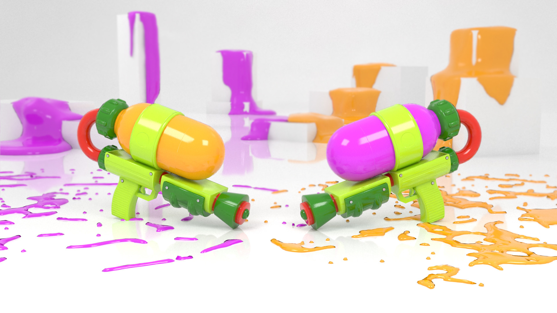 ArtStation - Splattershot - Splatoon