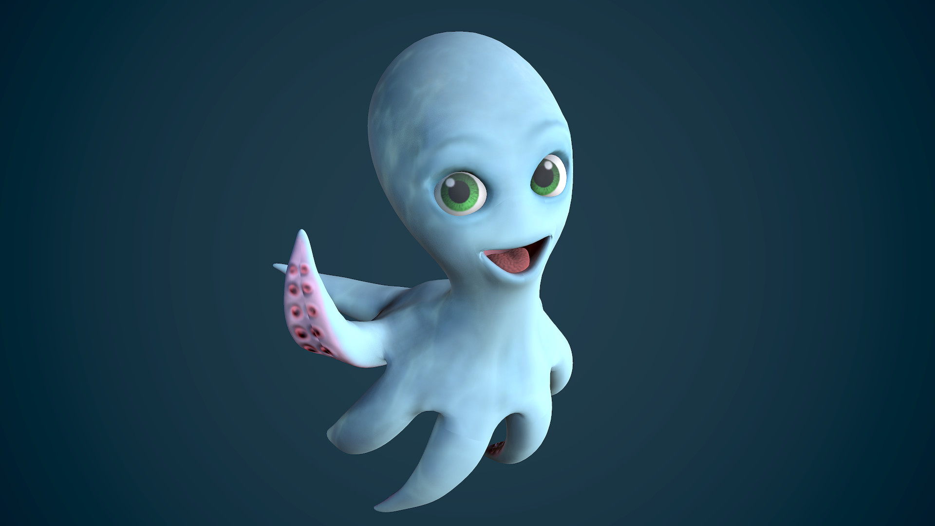 Little Octopus Cartoon