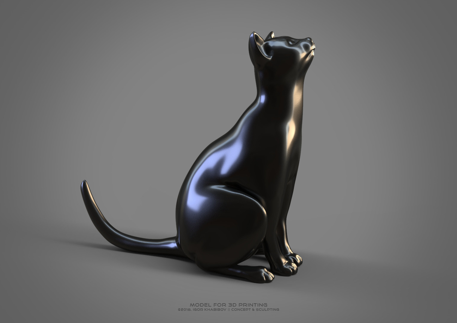 Igor Khabibov - The Cat (3DP)