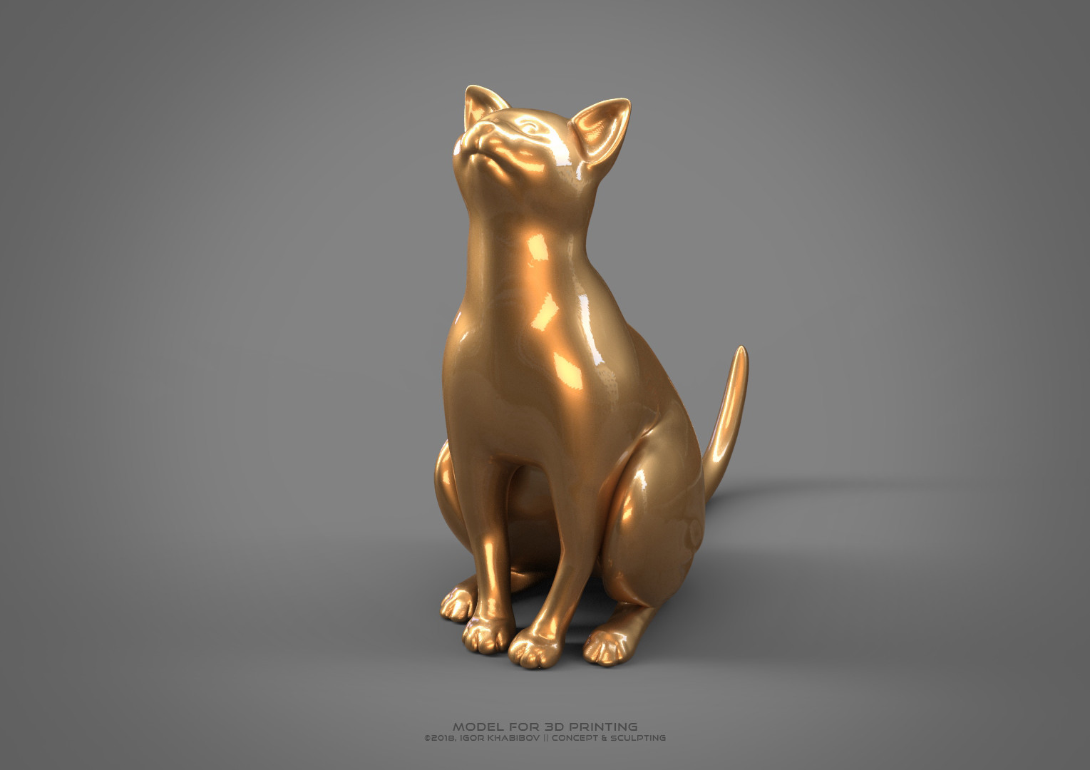 Igor Khabibov - The Cat (3DP)