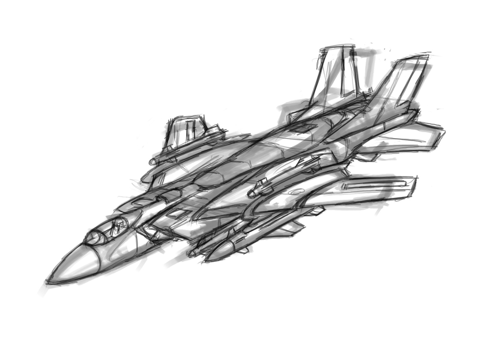Daniel Rolph - 60's Fighter jet concept