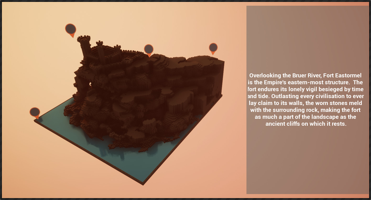 Alex Garton - Voxel Castle Scene