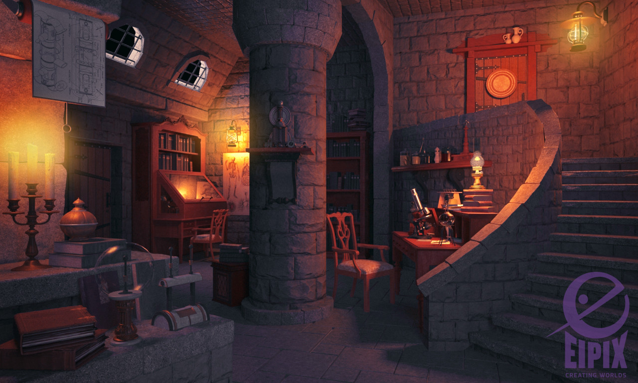 ArtStation - Underground Lab