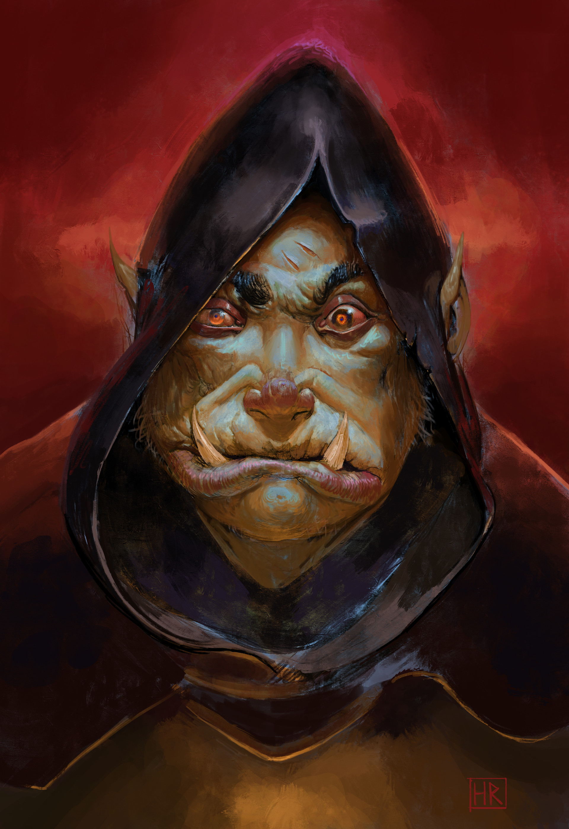 ArtStation - Orc portrait