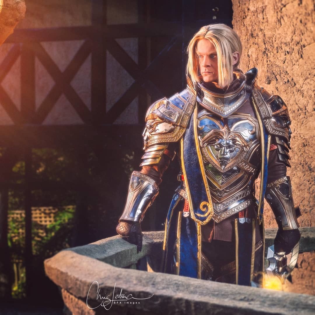 SteelWolf - Anduin Wrynn "WOW Battle for Azeroth" Cosplay Suit full set ...