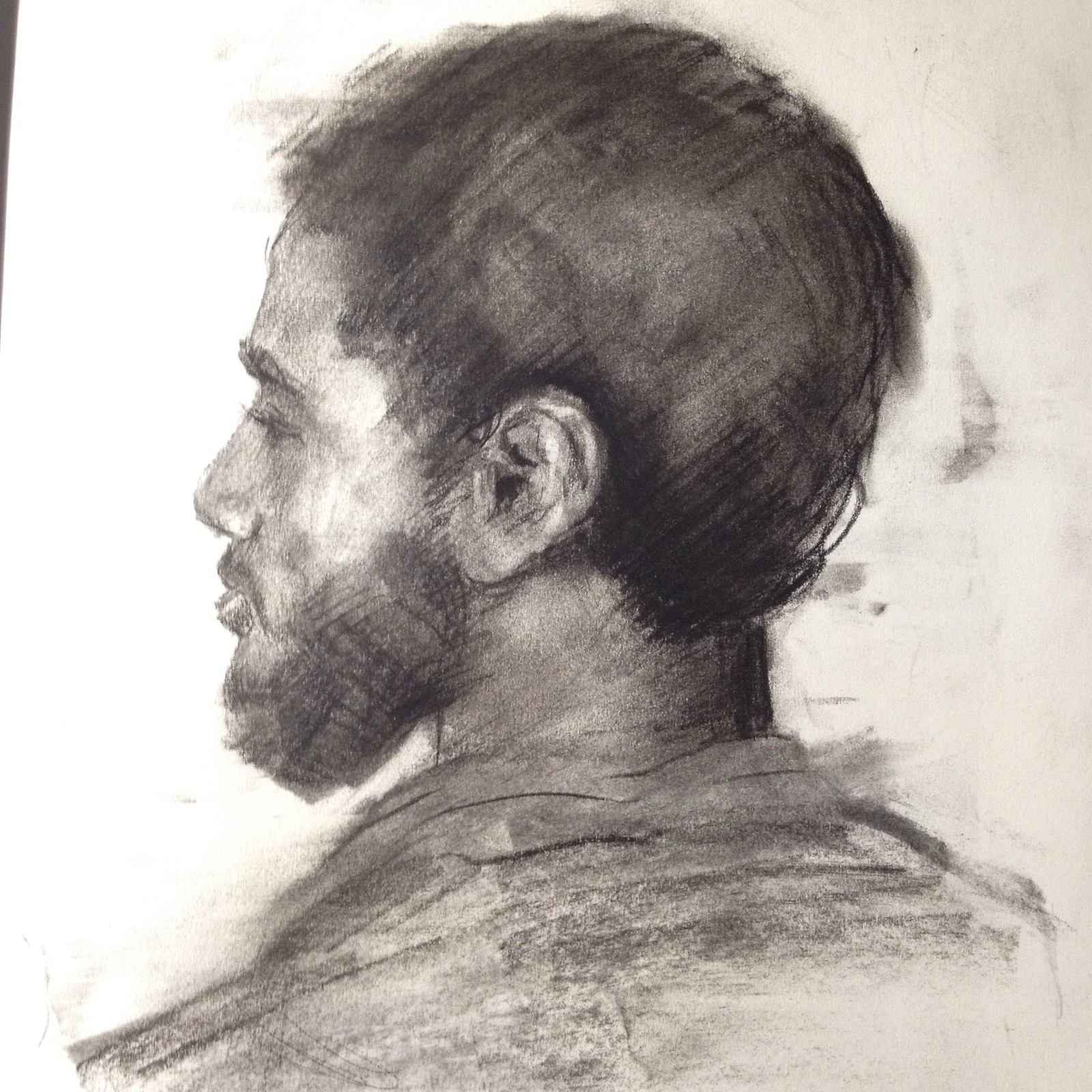 Panka Mattesz - charcoal study