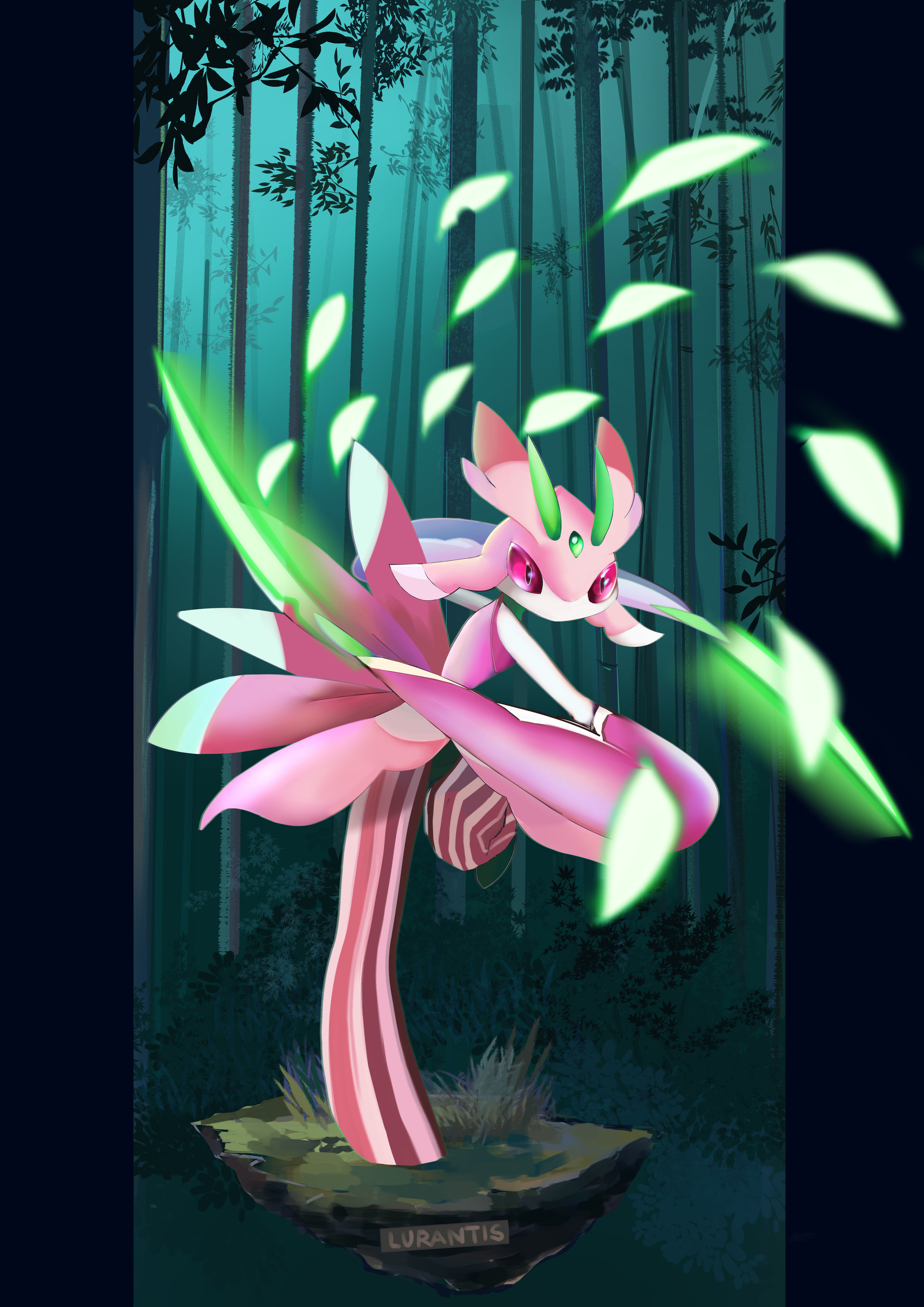 ArtStation - Leaf Hurricane Lurantis
