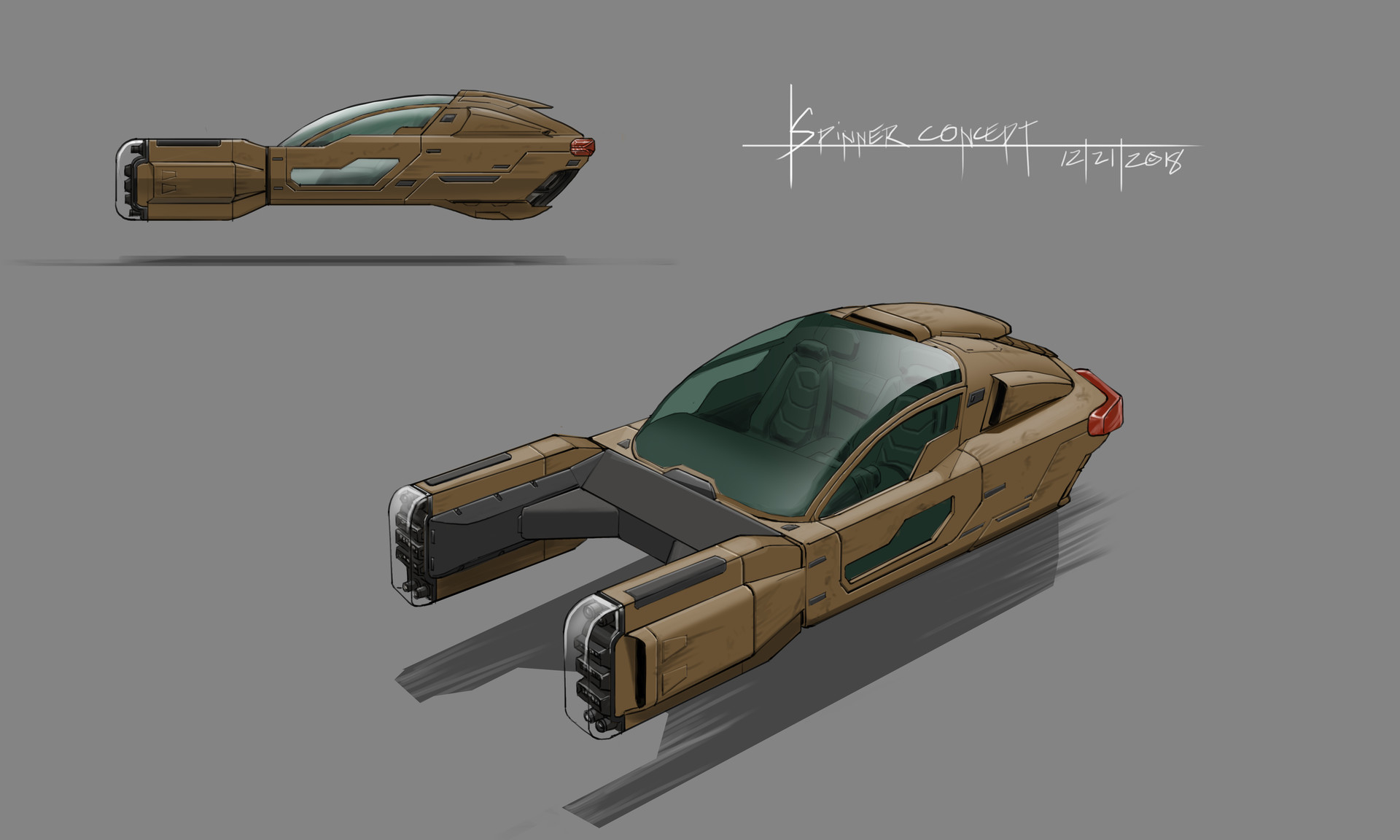 ArtStation - Spinner Concept #1