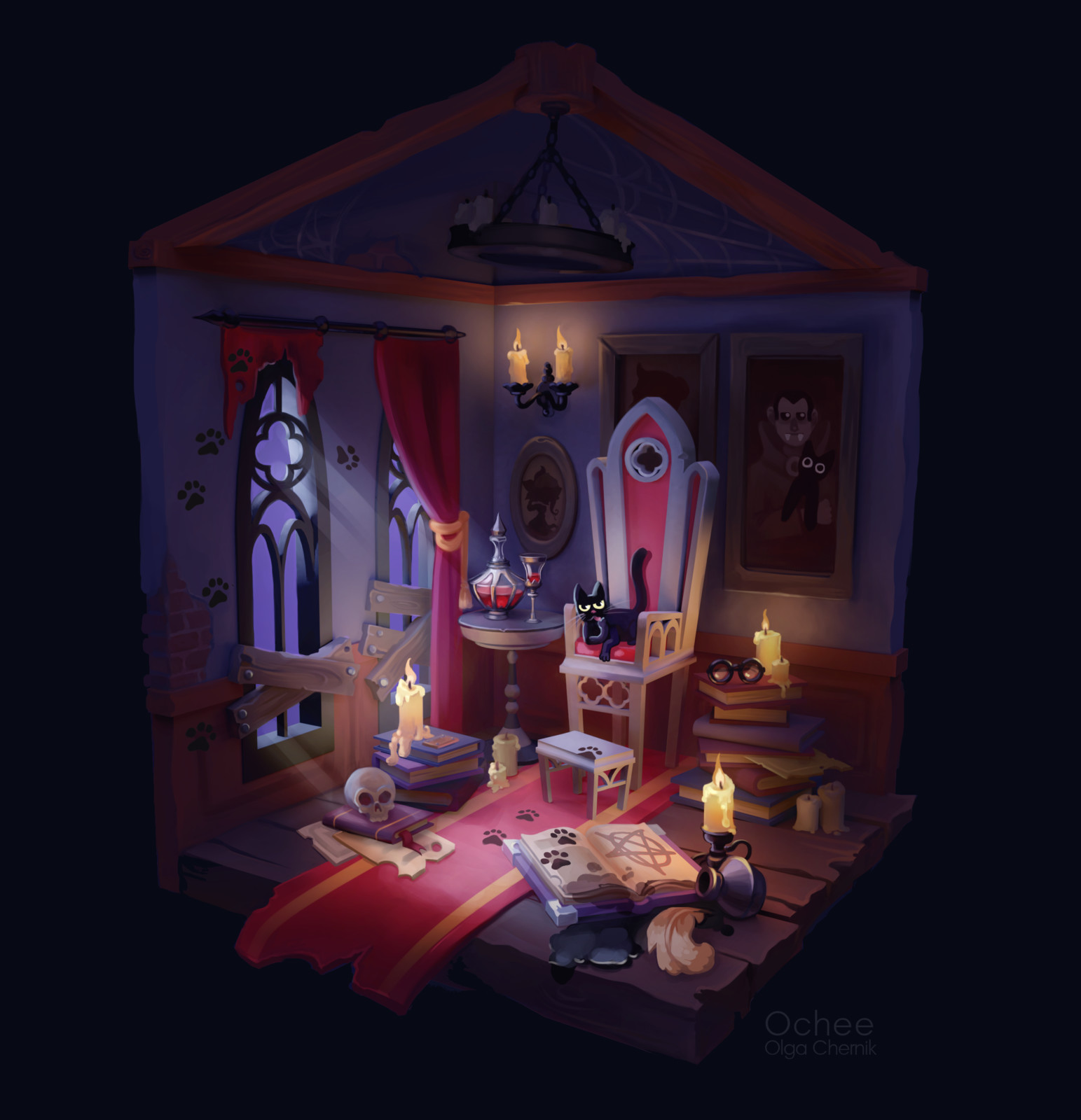 Olga Chernik - The Vampire's room