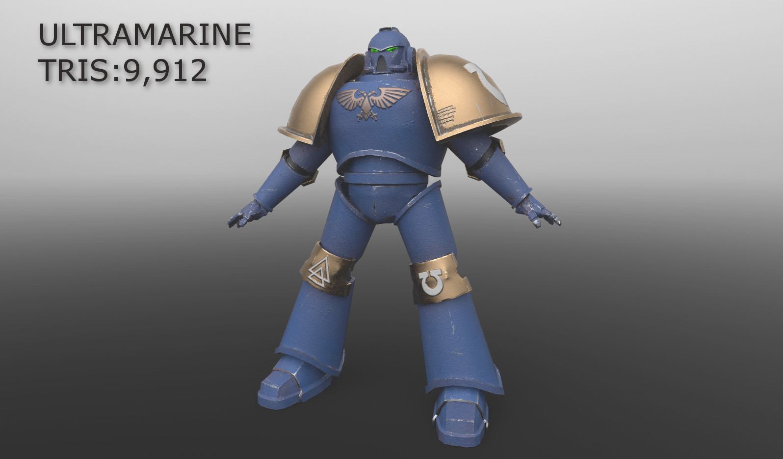 ArtStation - Space Marine - Ultramarine