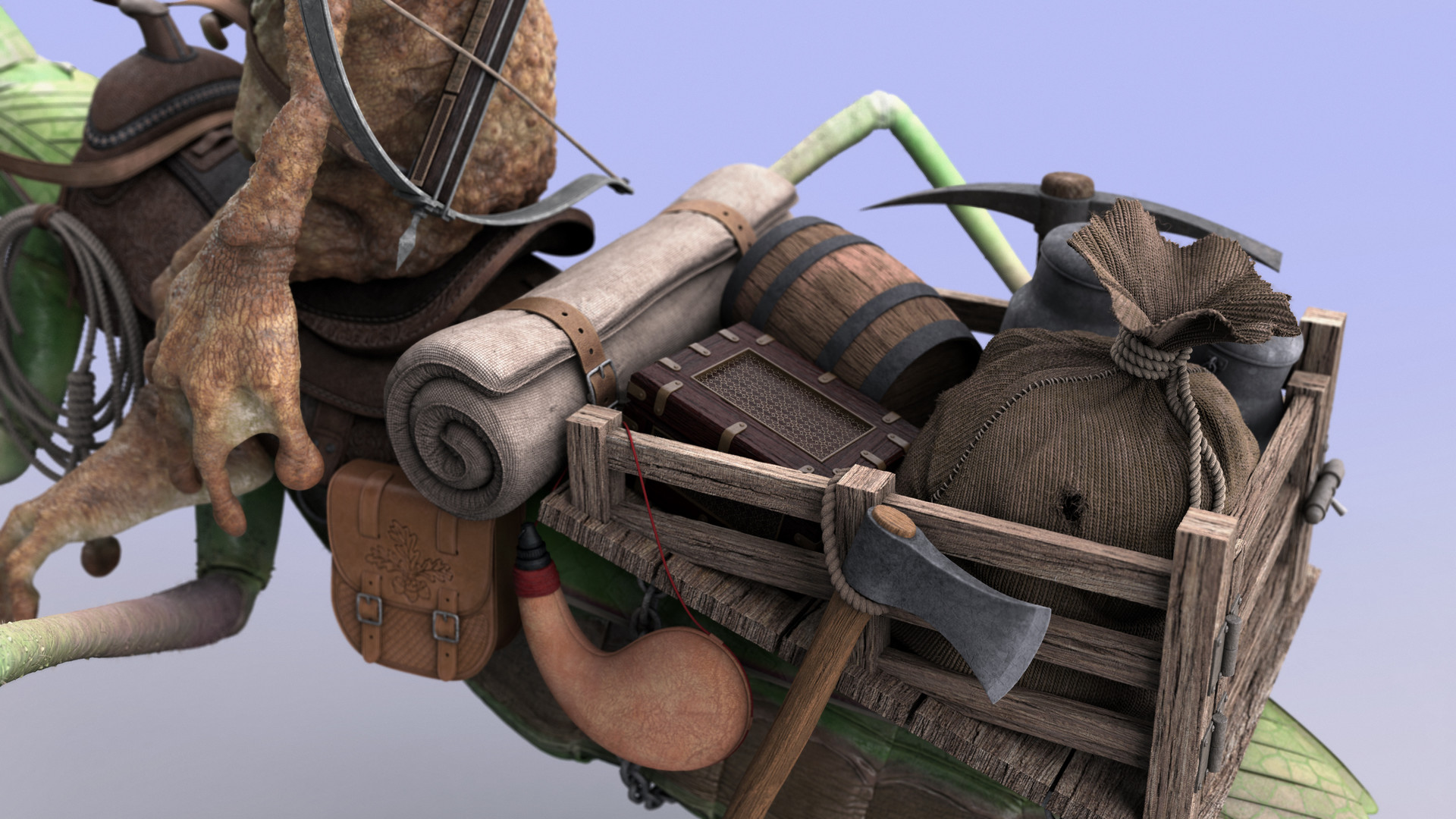 Lisian Mennella - Frog on the mantis