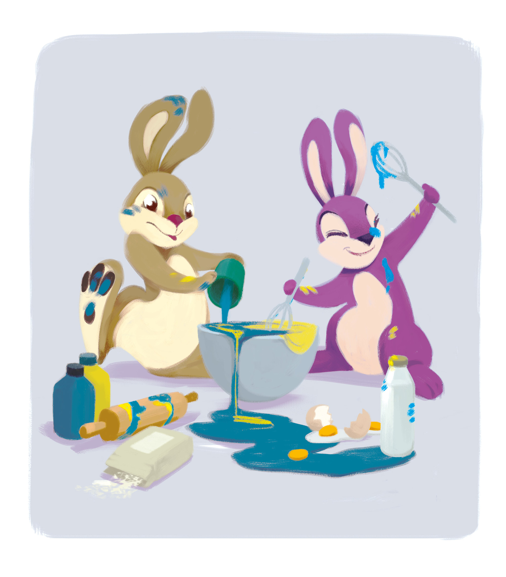 ArtStation - Rabbits are baking!