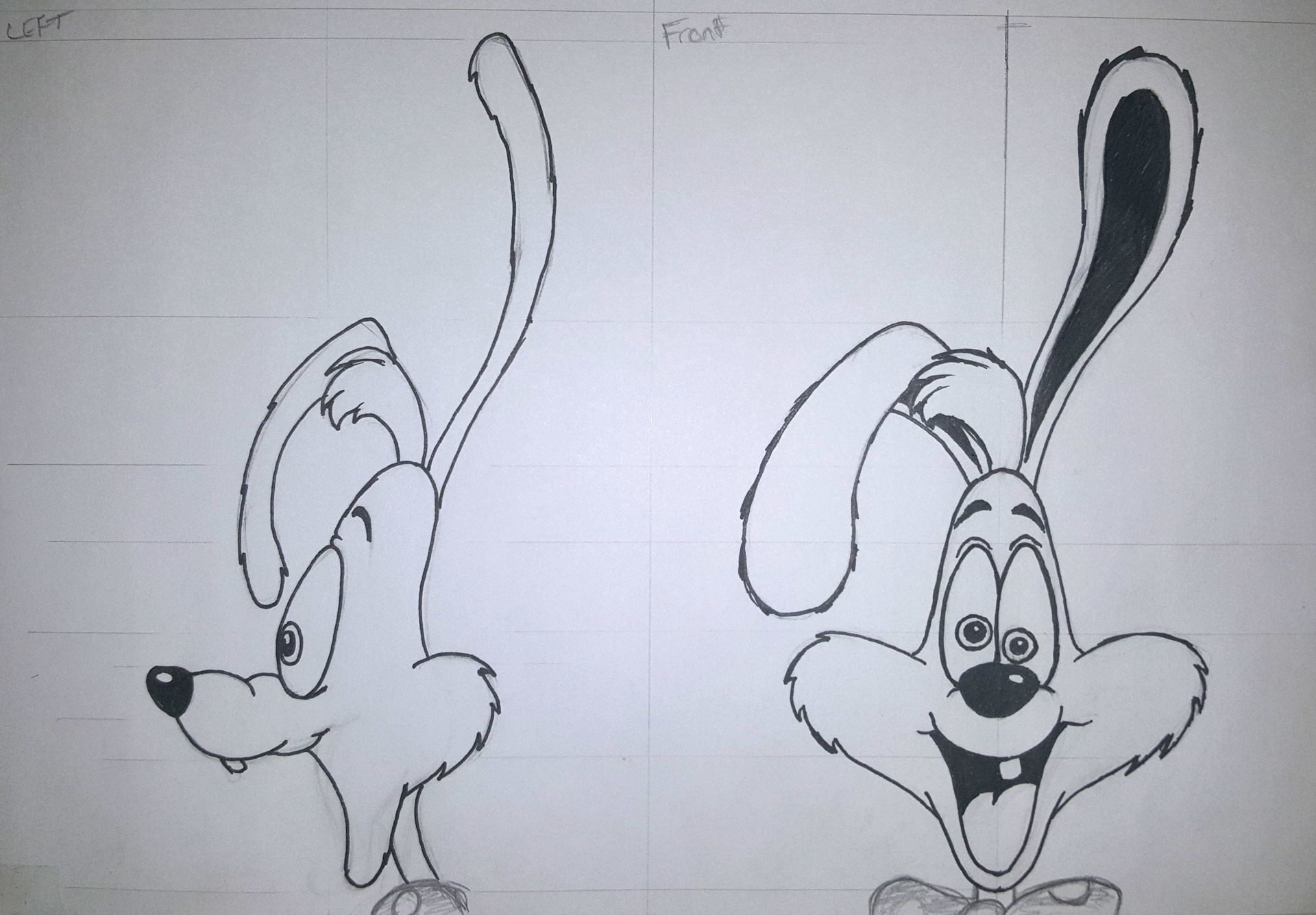 how to draw roger rabbit characters