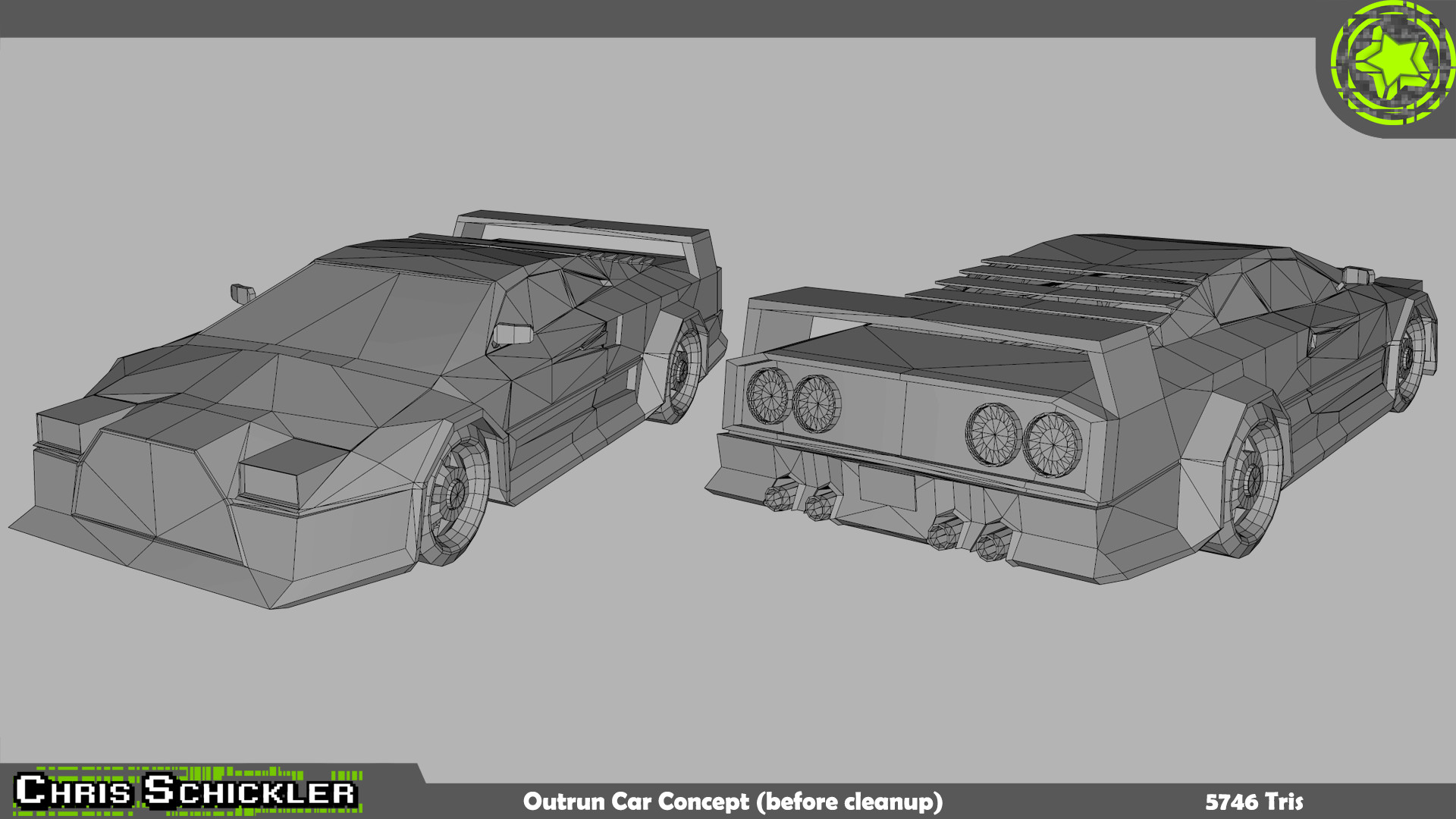 Christopher Schickler - Outrun Car Concept