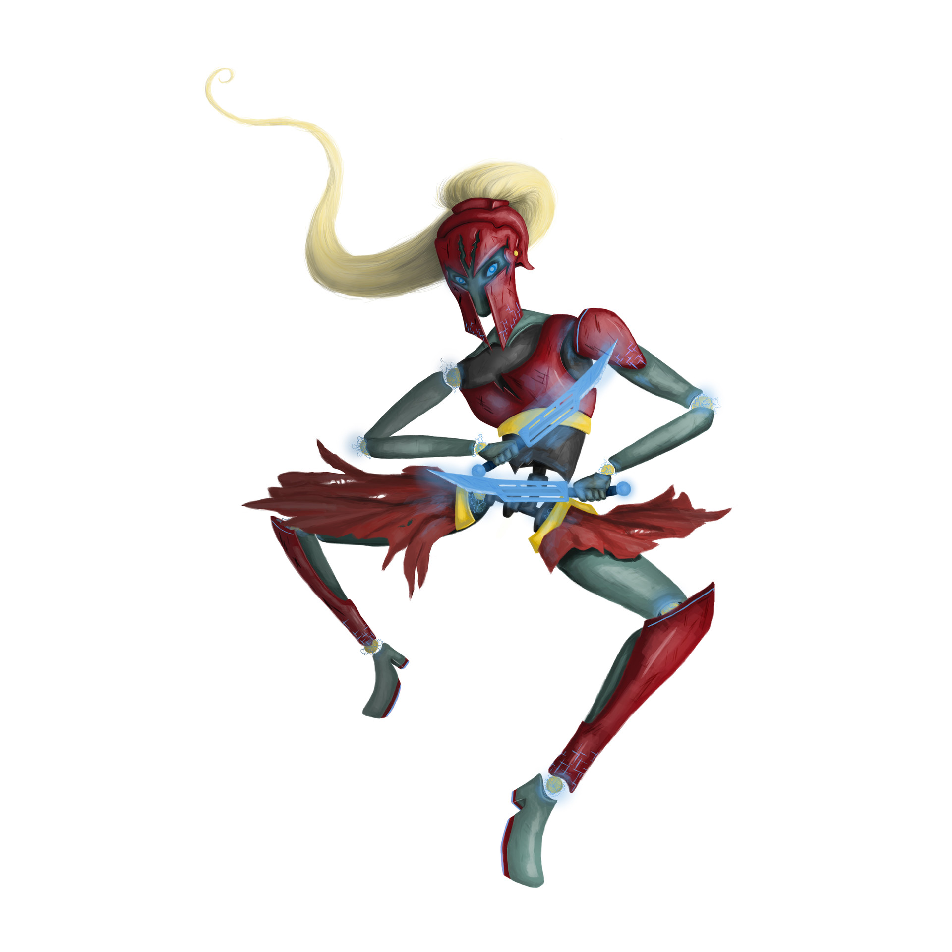 ArtStation - Female robot gladiator