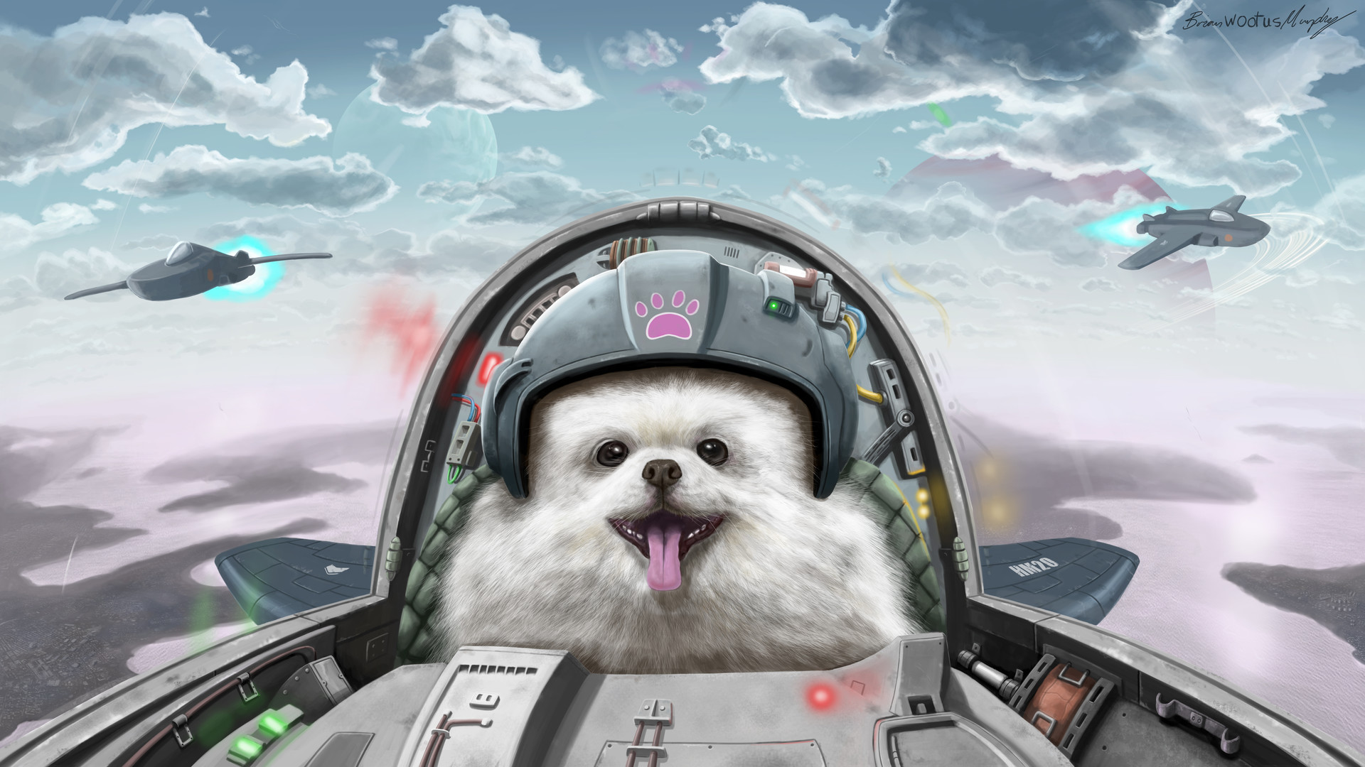 ArtStation - Dog Fighter