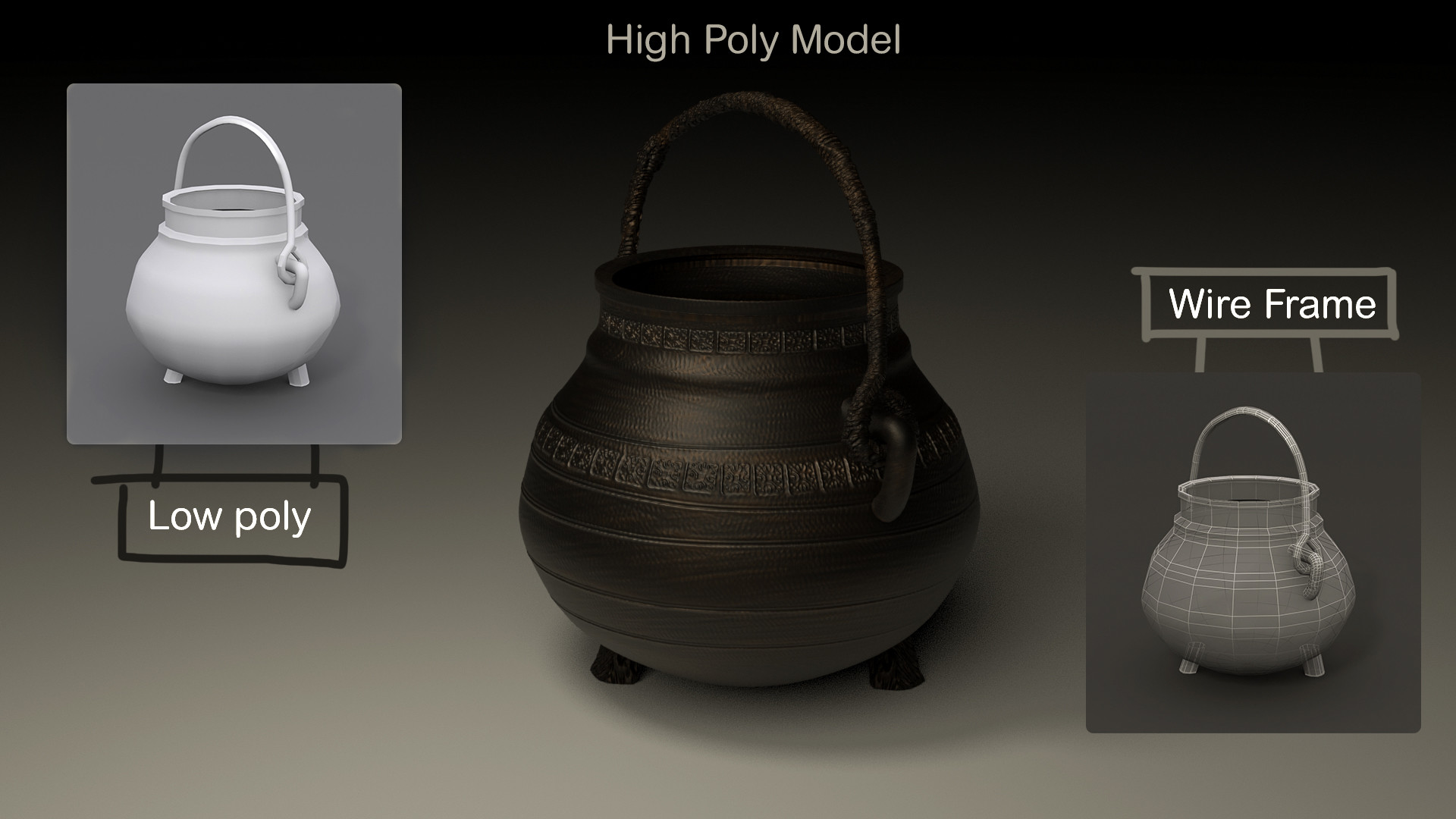 ArtStation - Old_Cauldron pot