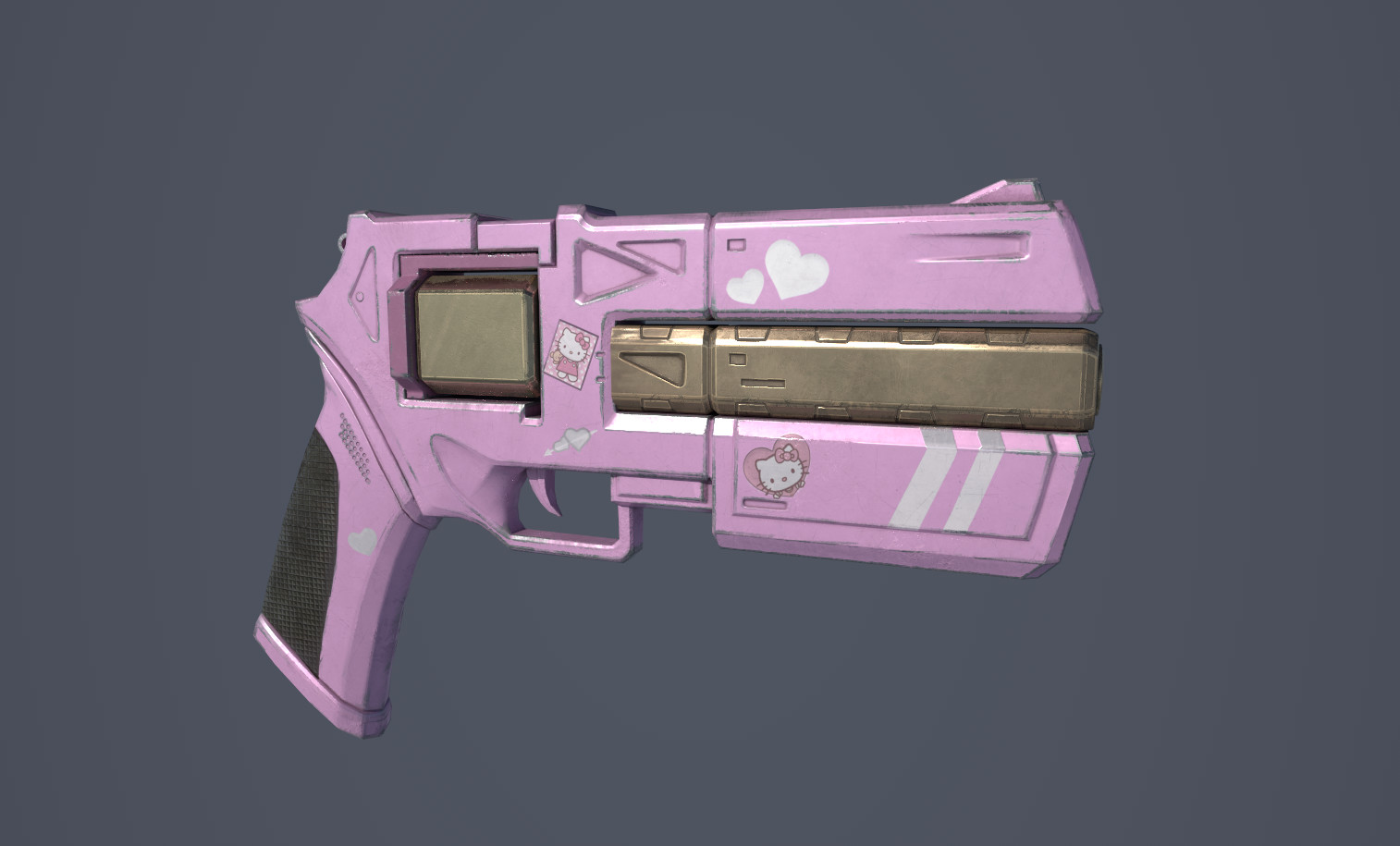 ArtStation - hello kitty pistol
