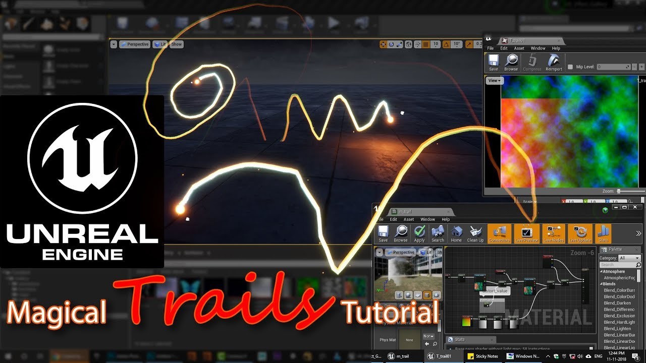 ArtStation - Unreal engine | Magical Trails Tutorial