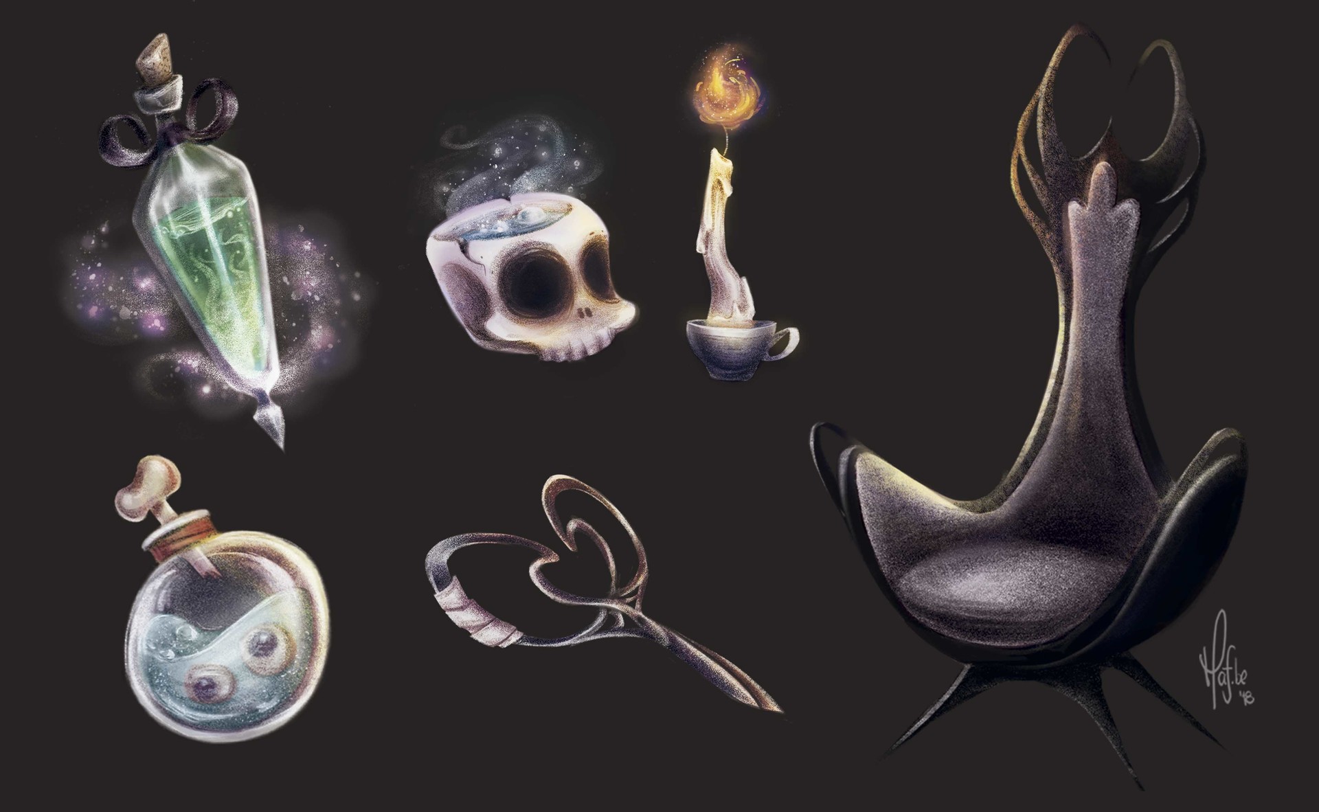 ArtStation - Witch Props
